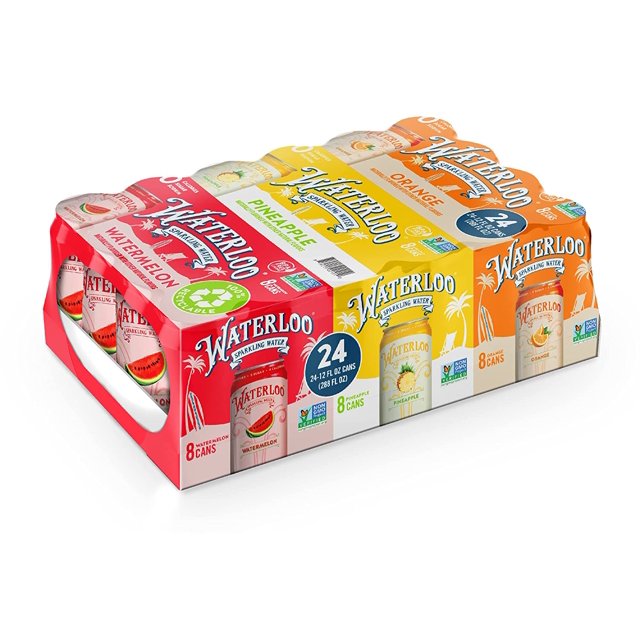 Waterloo Sparkling Water Variety, 12 Fluid Ounce (24 Count) - Walmart.com