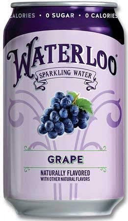 Waterloo Sparkling Water Zero Sugar Zero Calories Grape Sparkling Water ...