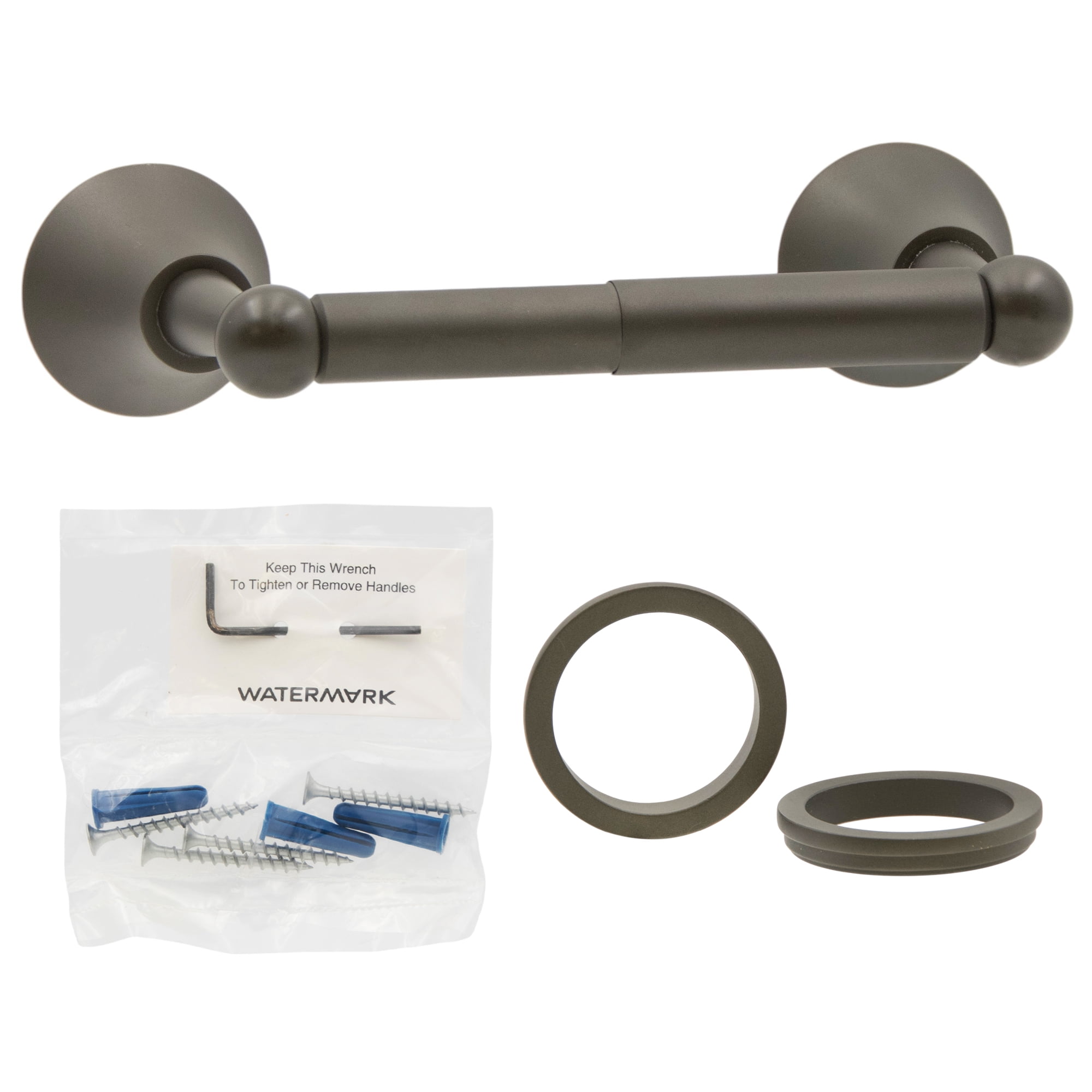 Watermark Sarah Collection Double Mounted Toilet Paper Holder in ...