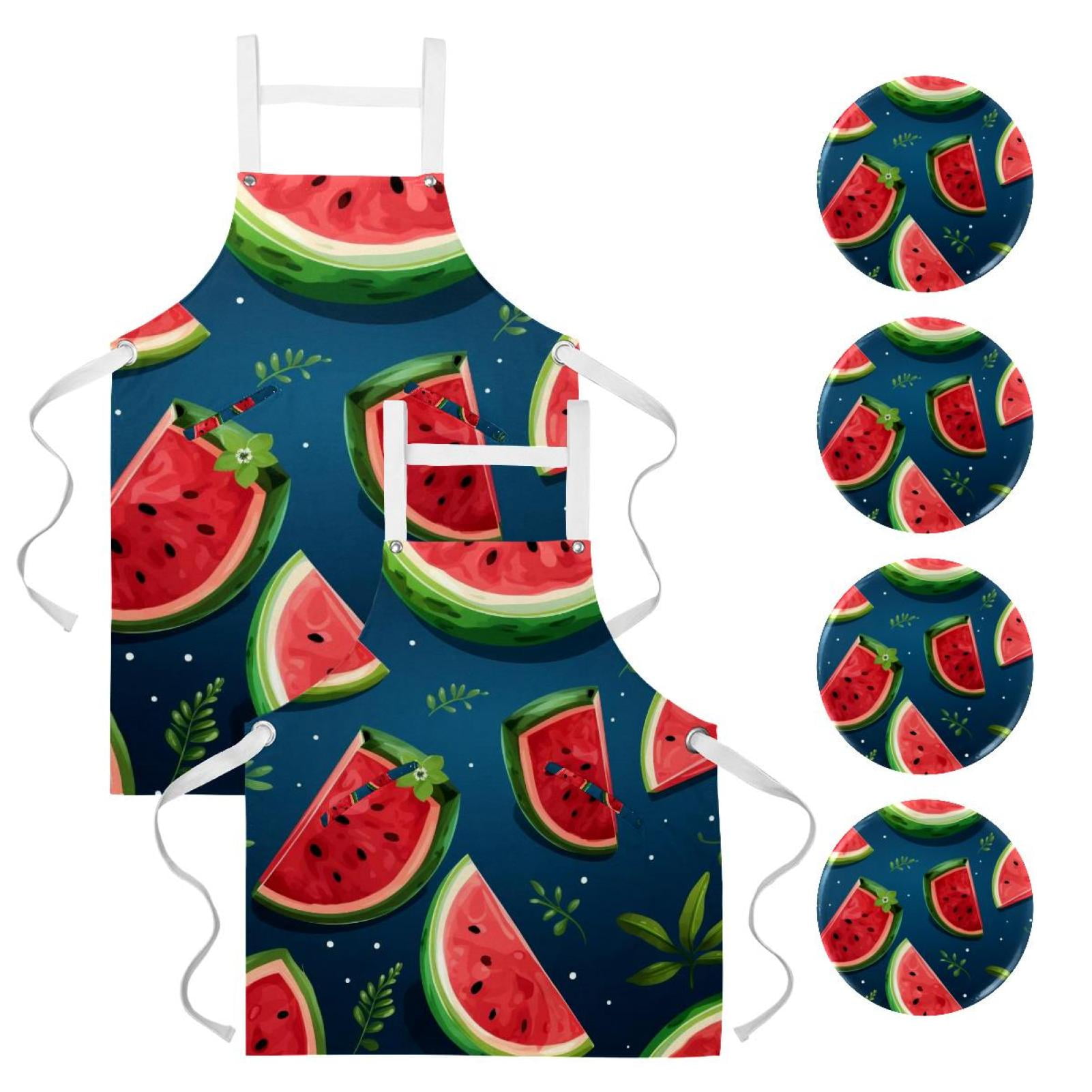 Watermelon 2 Pack Waterproof Pins with Pockets and Badges - Button Art ...