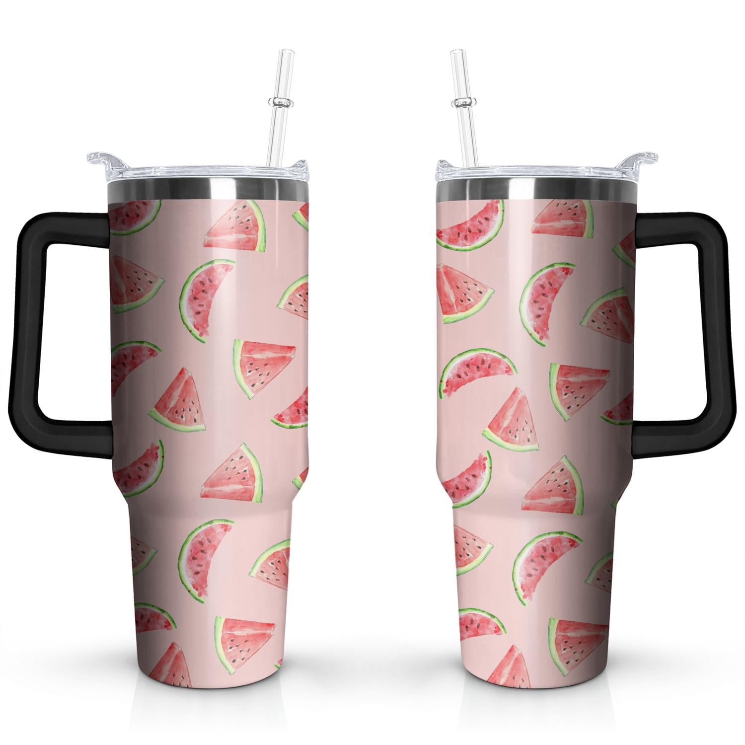 Watermelon 40oz Stainless Steel Vacuum Insulated Tumbler with Lid and ...