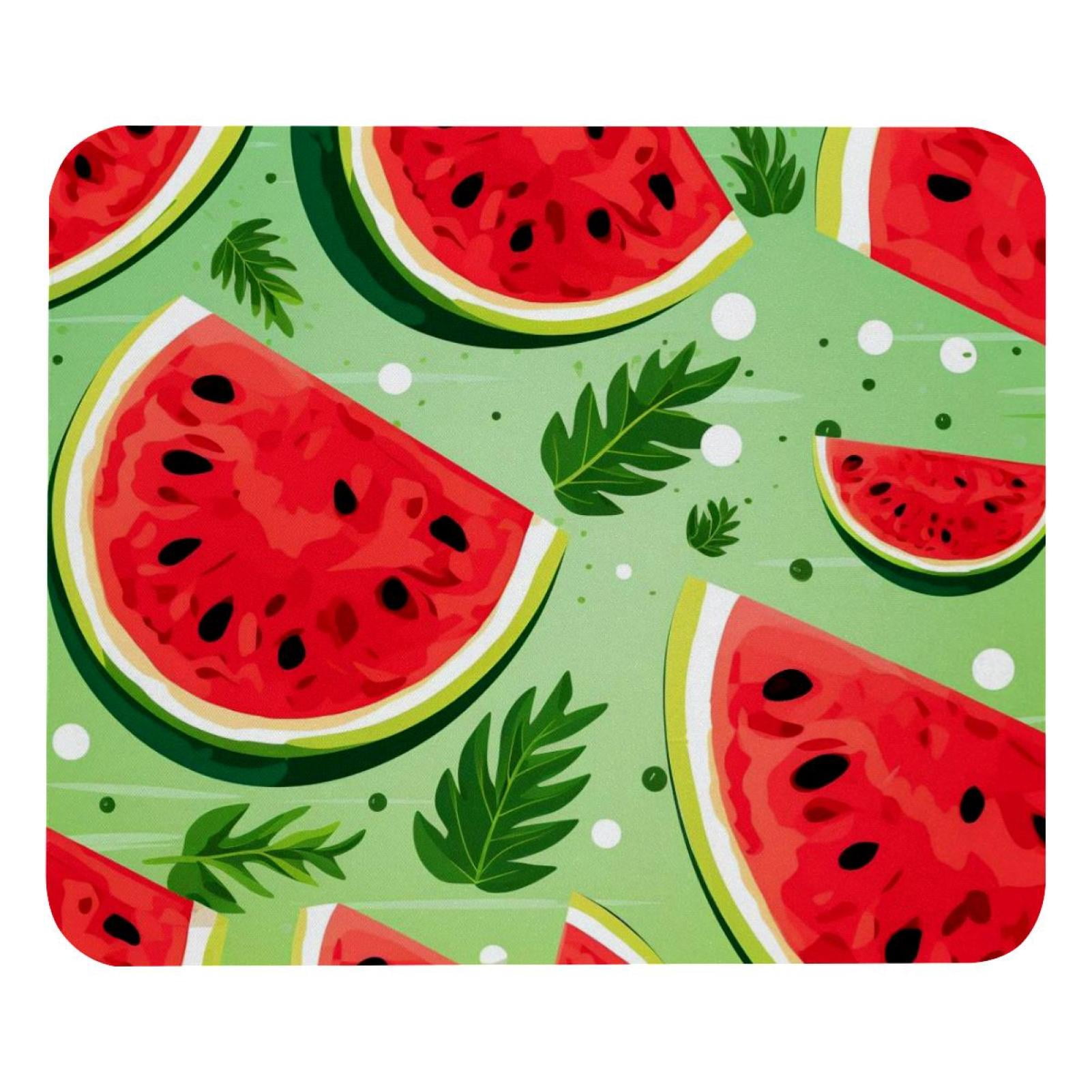 Watermelon 8.3x9.8 Inch Square Non-Slip Rubber Bottom Mouse Pad, Desk ...