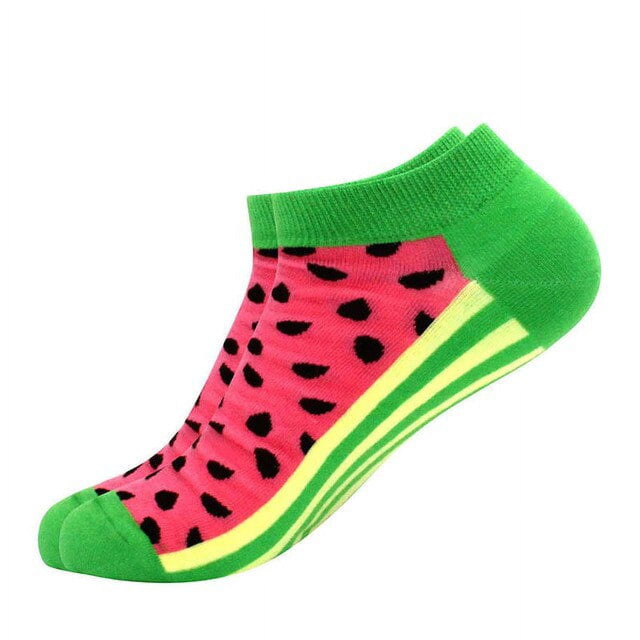 Watermelon Ankle Socks from the Sock Panda Size: Medium - Walmart.com