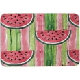 Watermelon Bathroom Mats Absorbent No Watermarks Dirt Resistant Cute ...