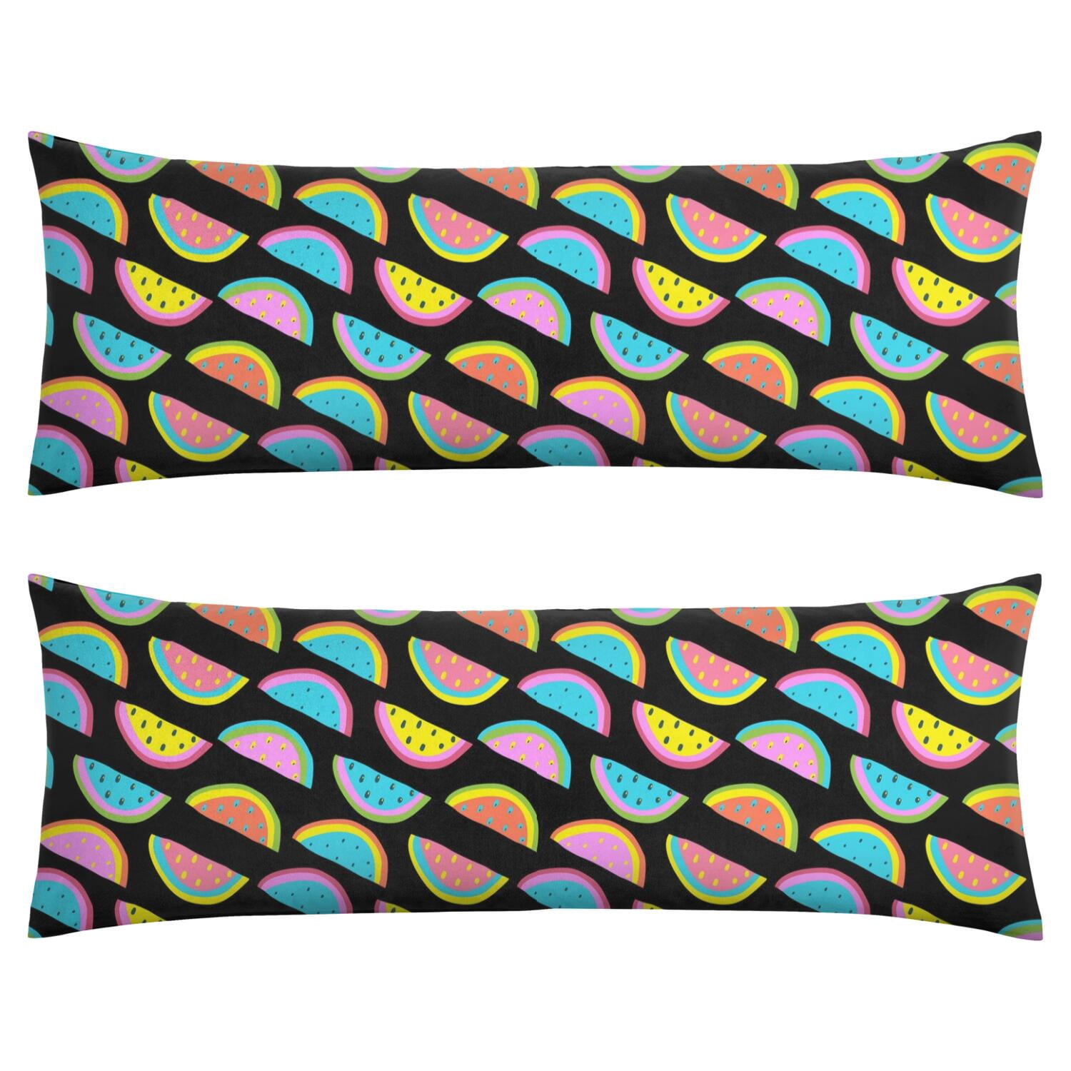 Watermelon Body Pillow Cover - Soft & Breathable, Hidden Zipper, 20"x54 ...