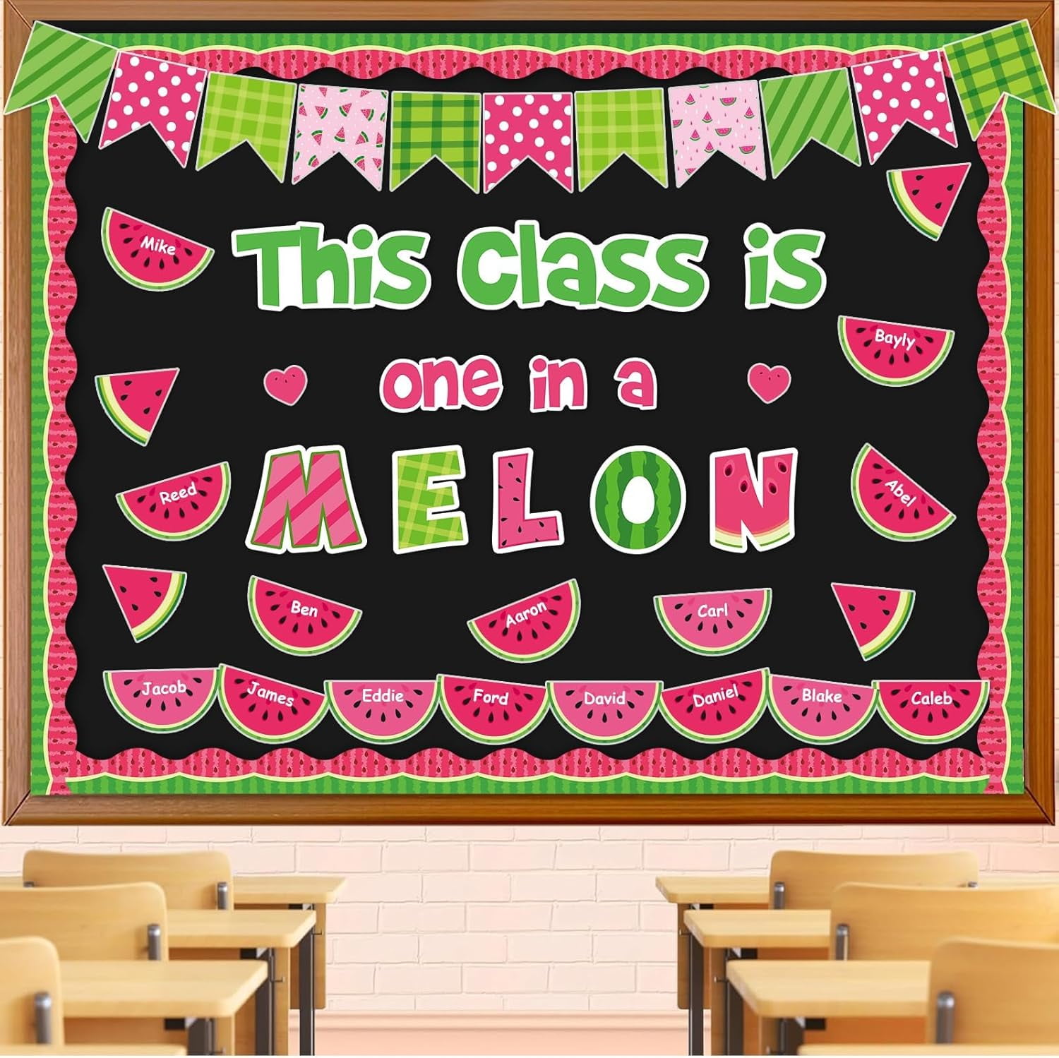 Watermelon Bulletin Board Decorations One in a Melon Bulletin Board ...