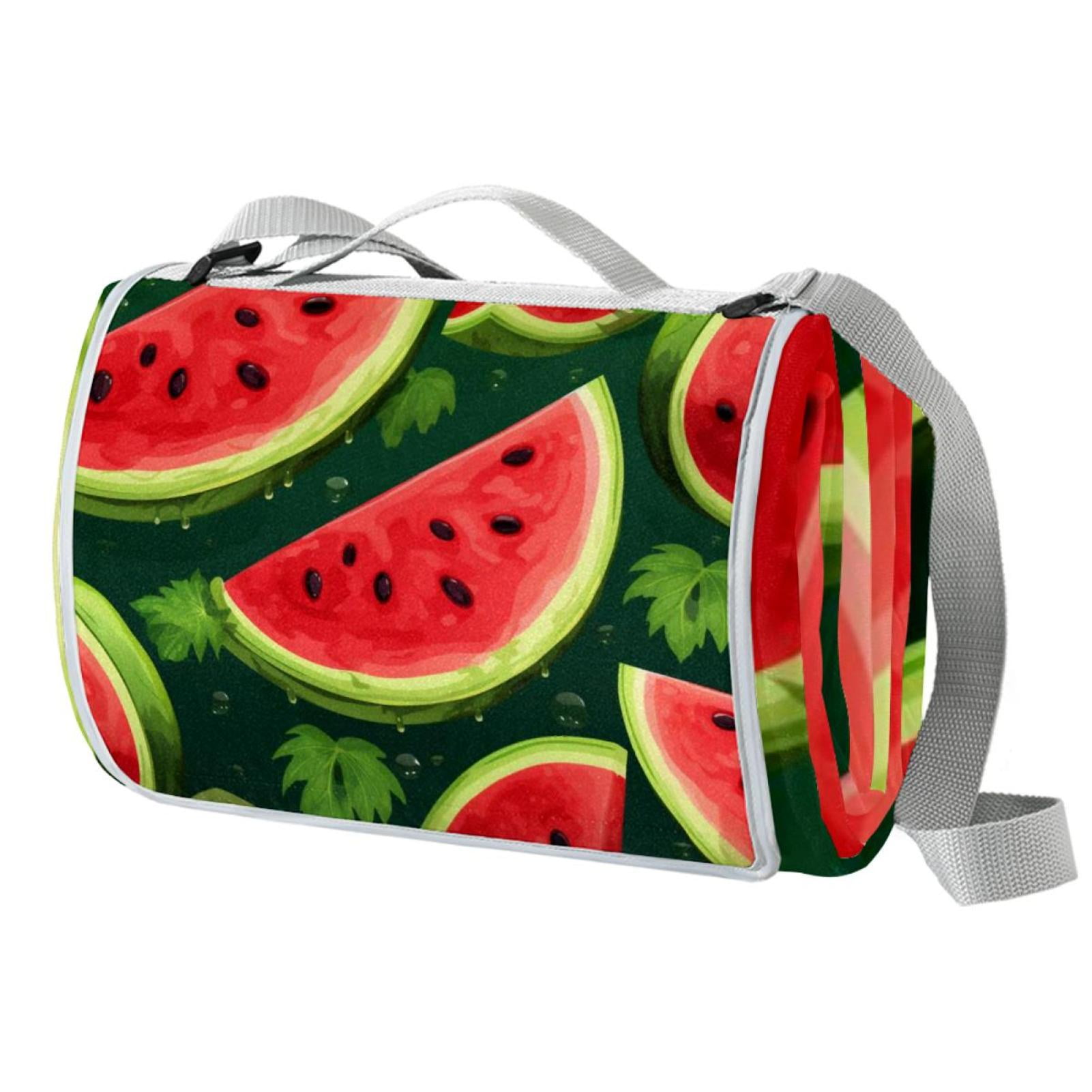 Watermelon Canvas Picnic Mat for Outdoor Activities and Beach Trips ...
