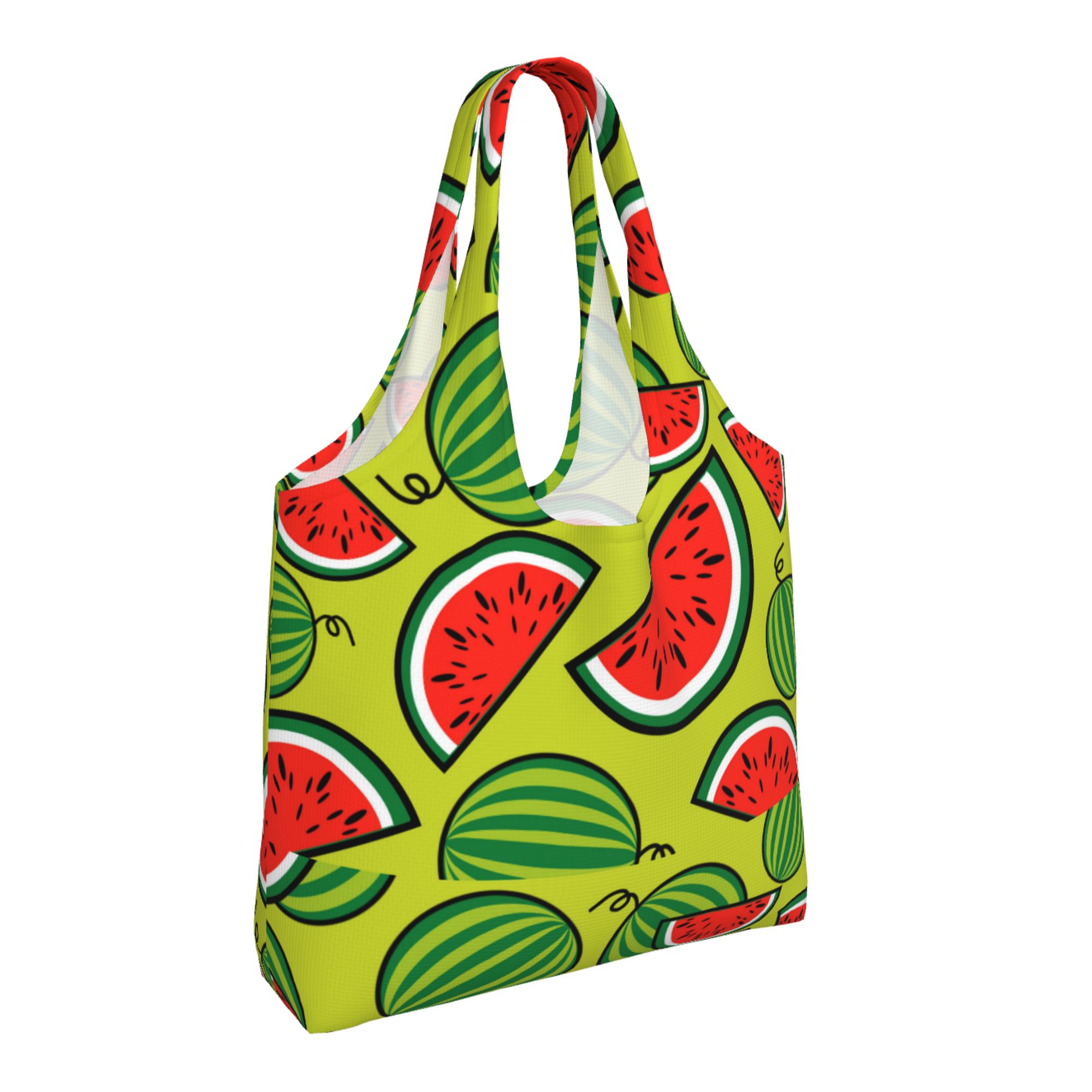 Watermelon Canvas Tote Pocket For Women,Totes Bag With Pattern For ...