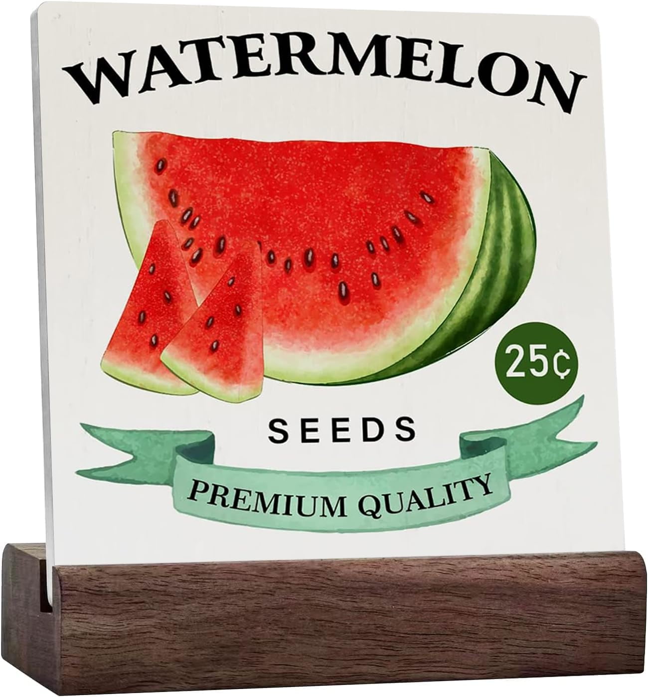 Watermelon Ceramic Table Sign Rustic Watermelons Ceramic Table Sign ...