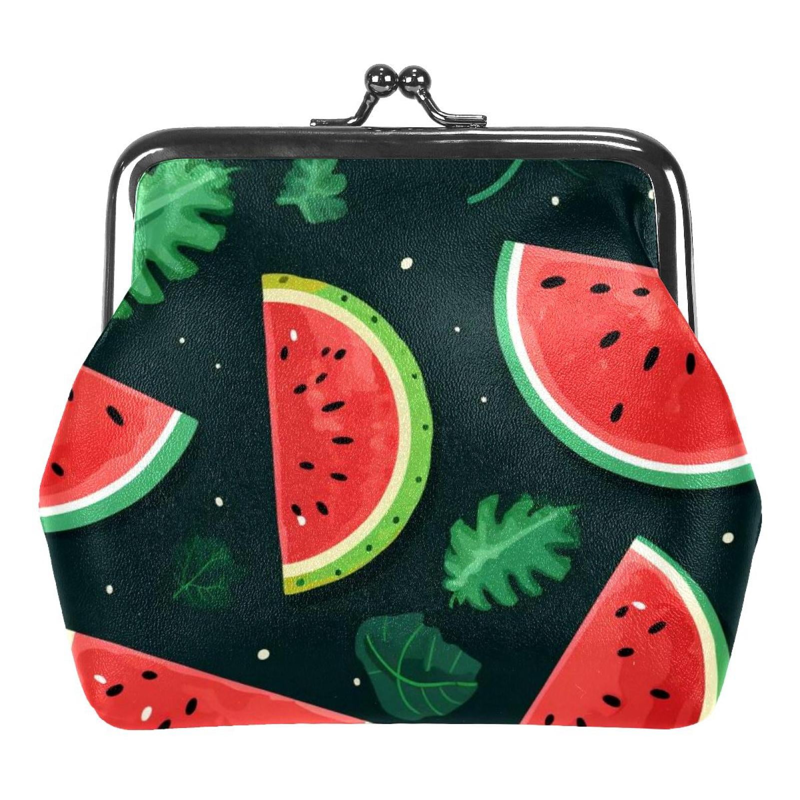 Watermelon Coin Purse, Kiss Lock Coin Purse, Large Capacity Coin Pouch ...