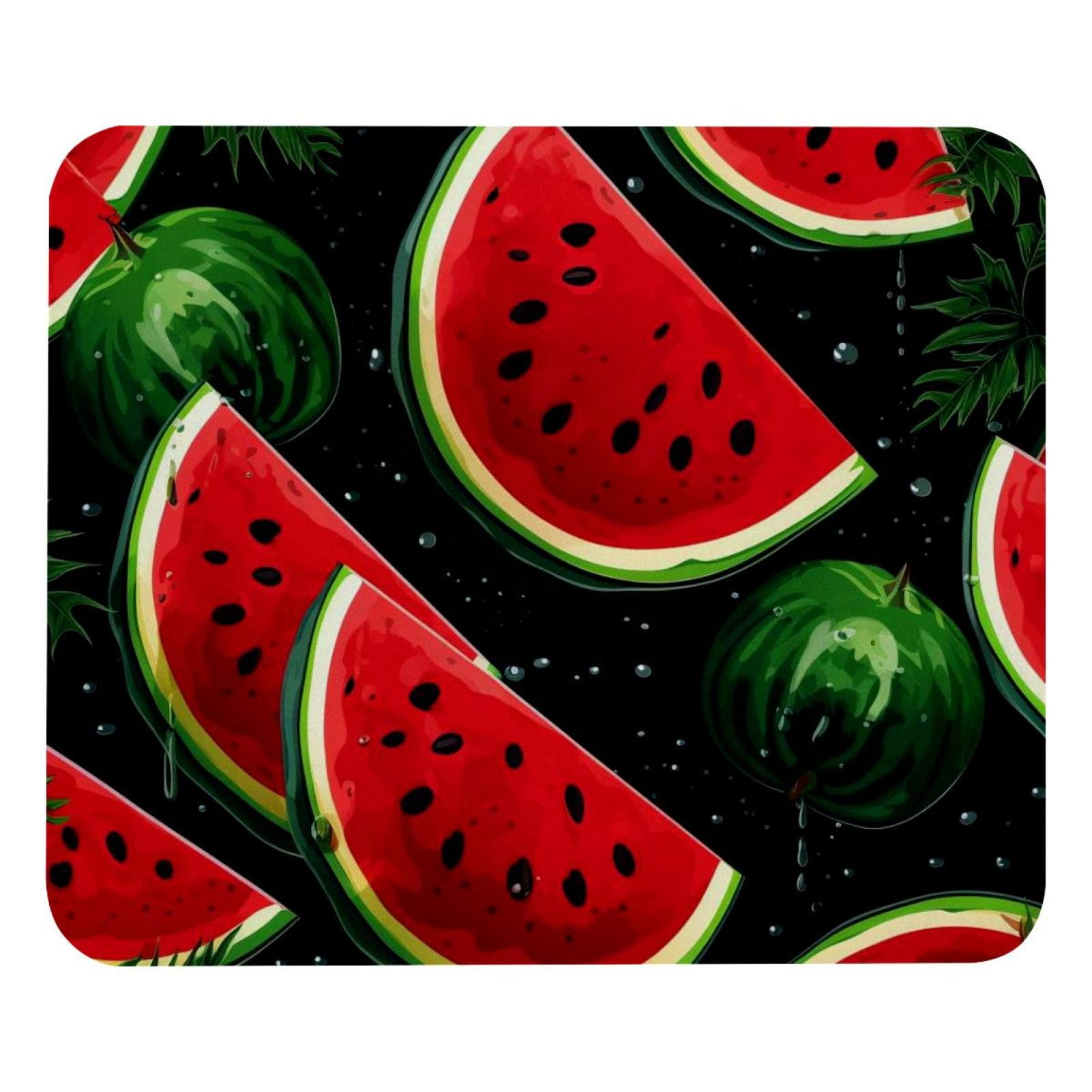Watermelon Computer Mouse Pad,Rubber Mouse Mat for Gaming, Office ...
