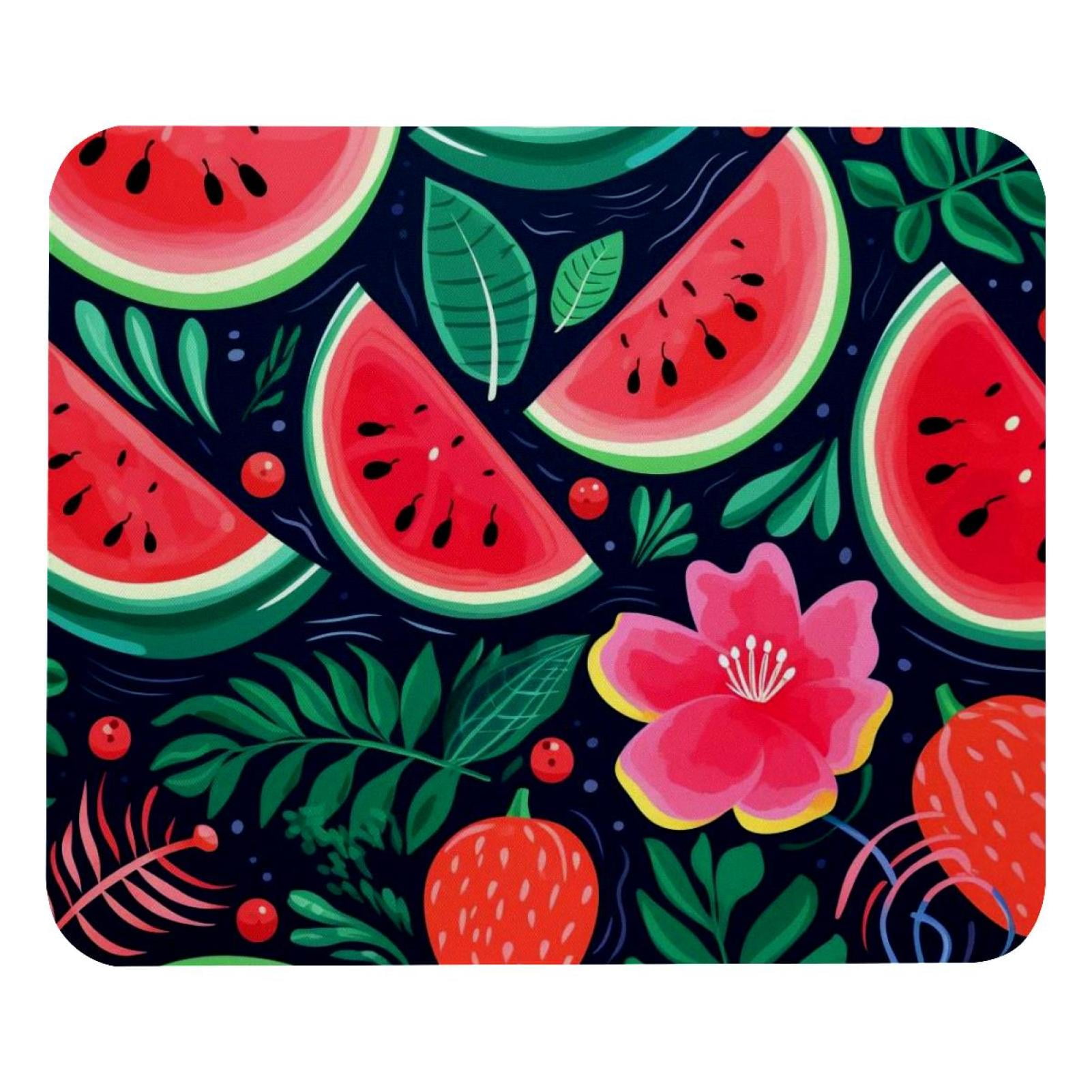 Watermelon Computer Mouse Pad,Rubber Mouse Mat for Gaming, Office ...