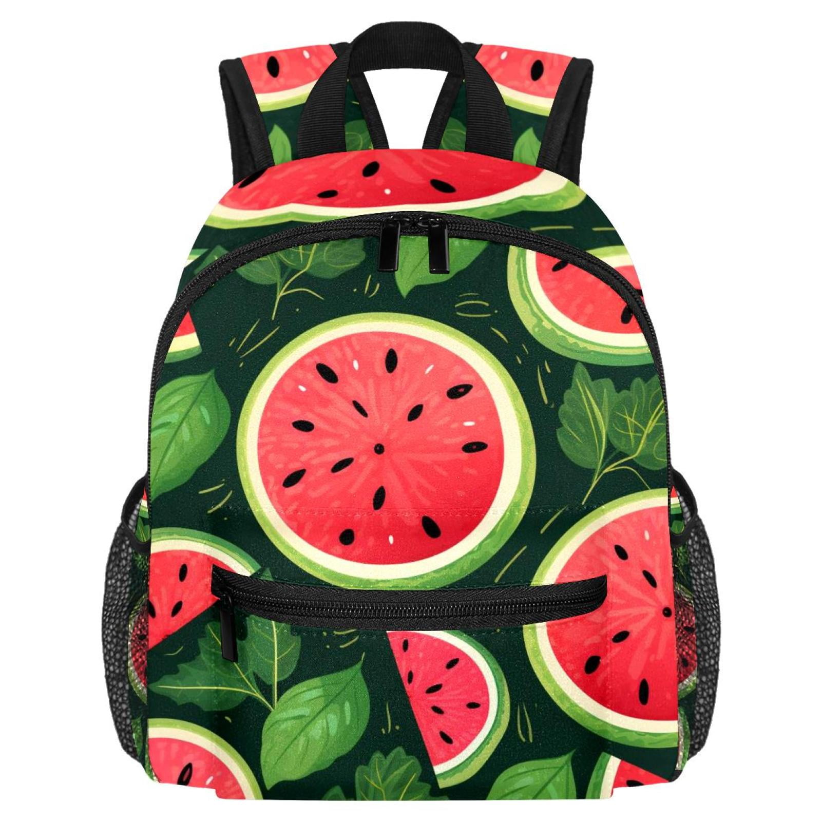 Watermelon Cute Adjustable Shoulder Strap Backpack with Large Capacity ...