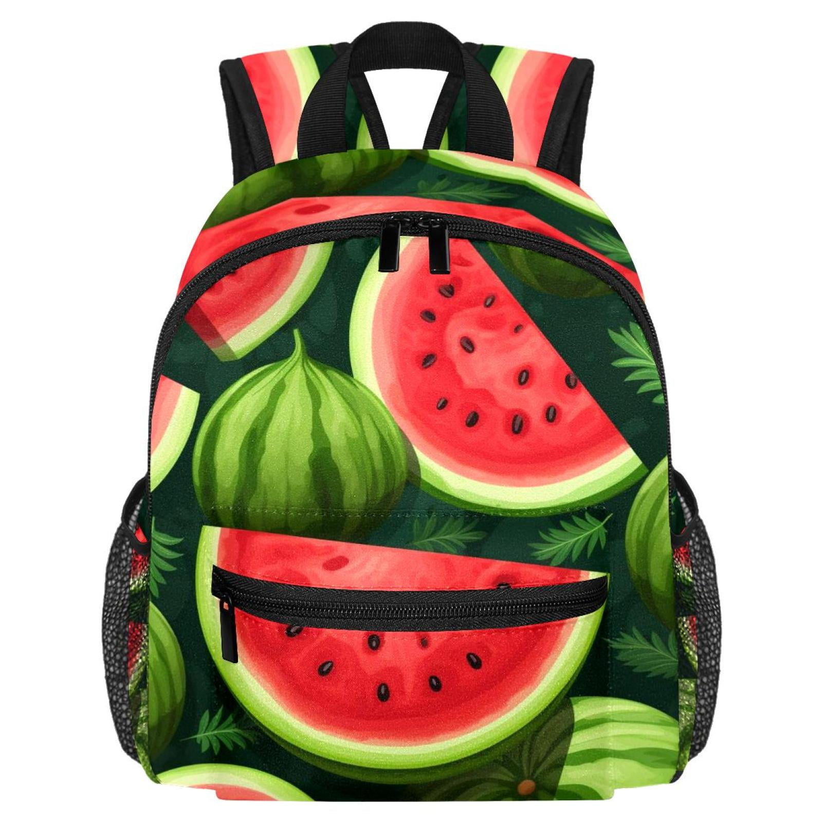 Watermelon Cute Adjustable Shoulder Strap Backpack with Large Capacity ...