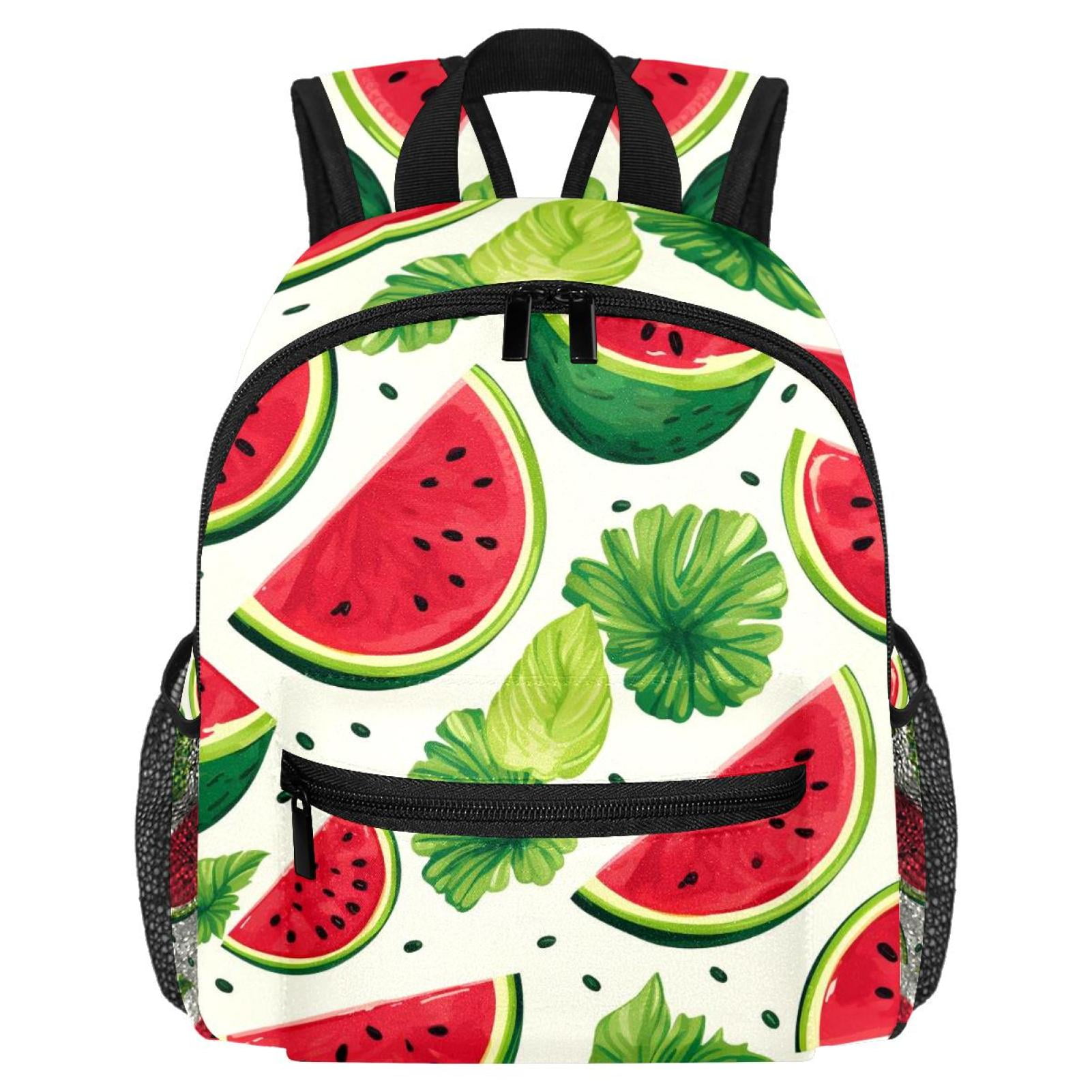 Watermelon Cute Book Bag with Adjustable Shoulder Strap, Large Capacity ...