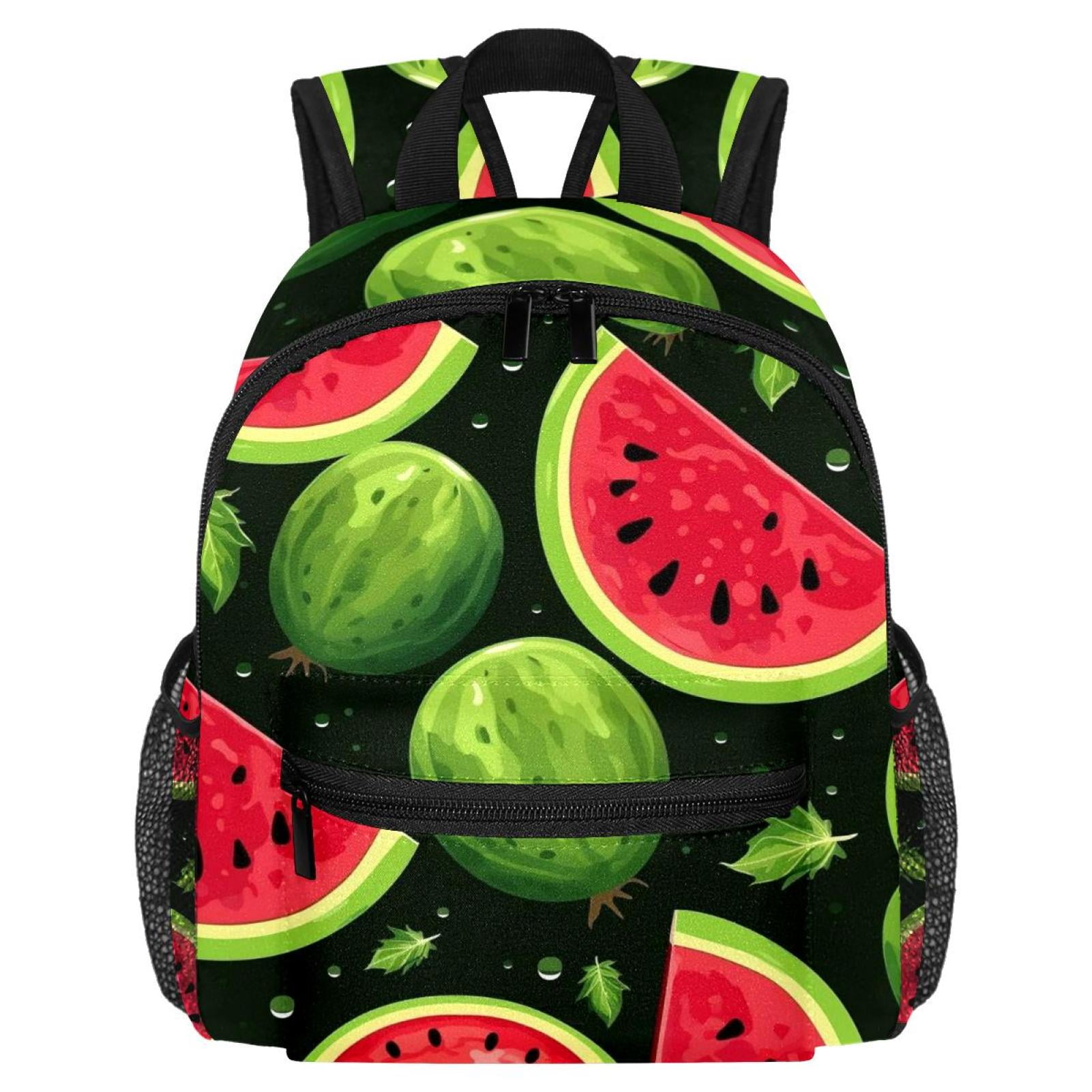 Watermelon Cute Printed Backpack with Adjustable Shoulder Strap, Large ...