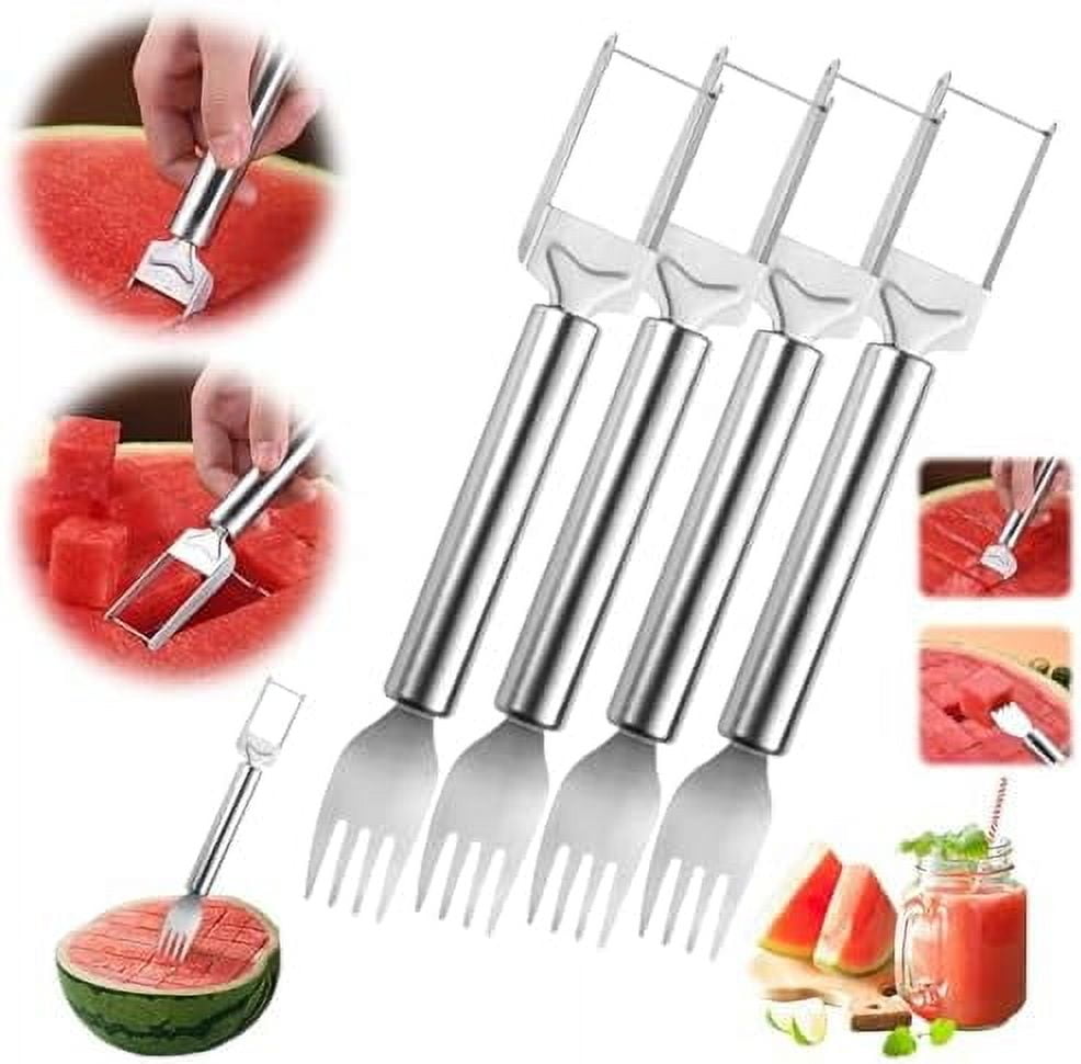 Watermelon Cutter 2-in-1 Stainless Steel Fruit Cutter Tool for Women ...
