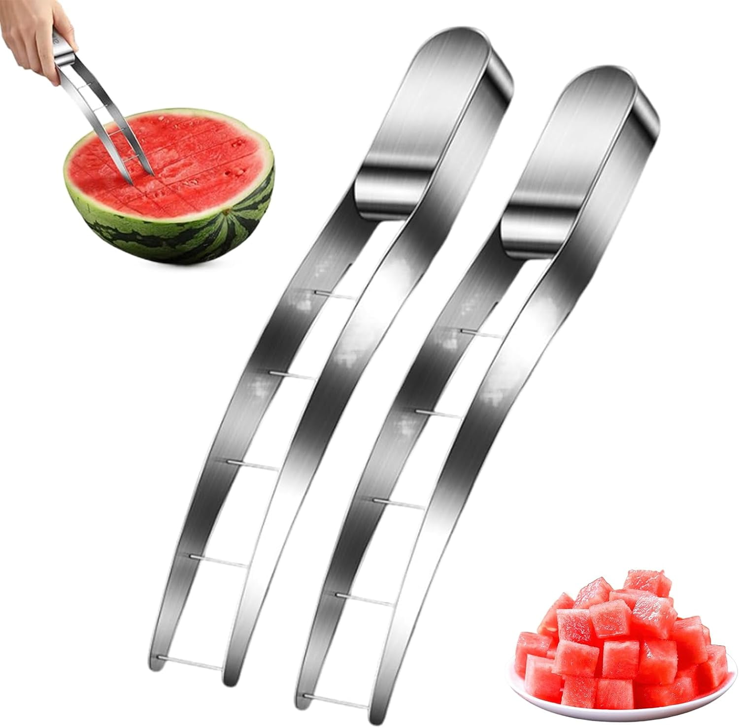 Watermelon Cutter Slicer, 2025 New Stainless Steel Watermelon Cutter ...