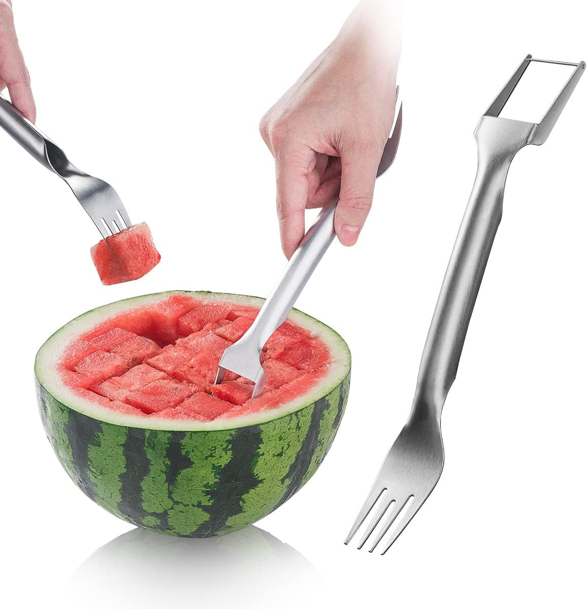 Watermelon Cutter Slicer Stainless Steel,Cube Cutter Corer Fruit ...