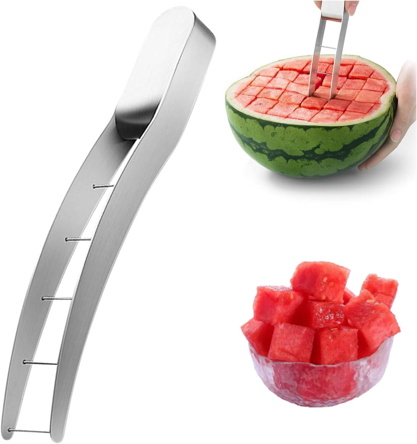 Watermelon Cutter Slicer, Stainless Steel Fruit Cutter, 2024 New ...