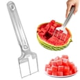 Watermelon Cutter Slicer, Stainless Steel Watermelon Dicing Tool, Melon ...