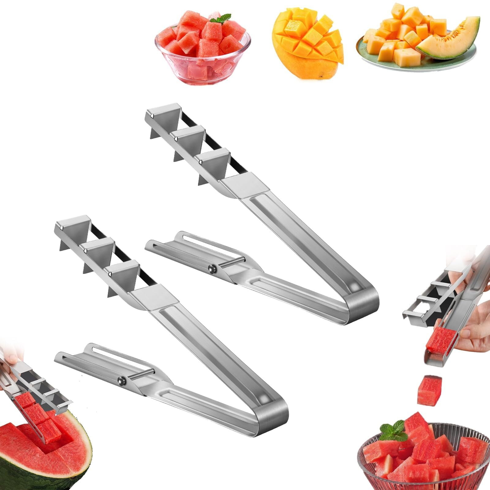 Watermelon Cutter Slicer Tool, Watermelon Slicer,Watermelons Fast Cube ...