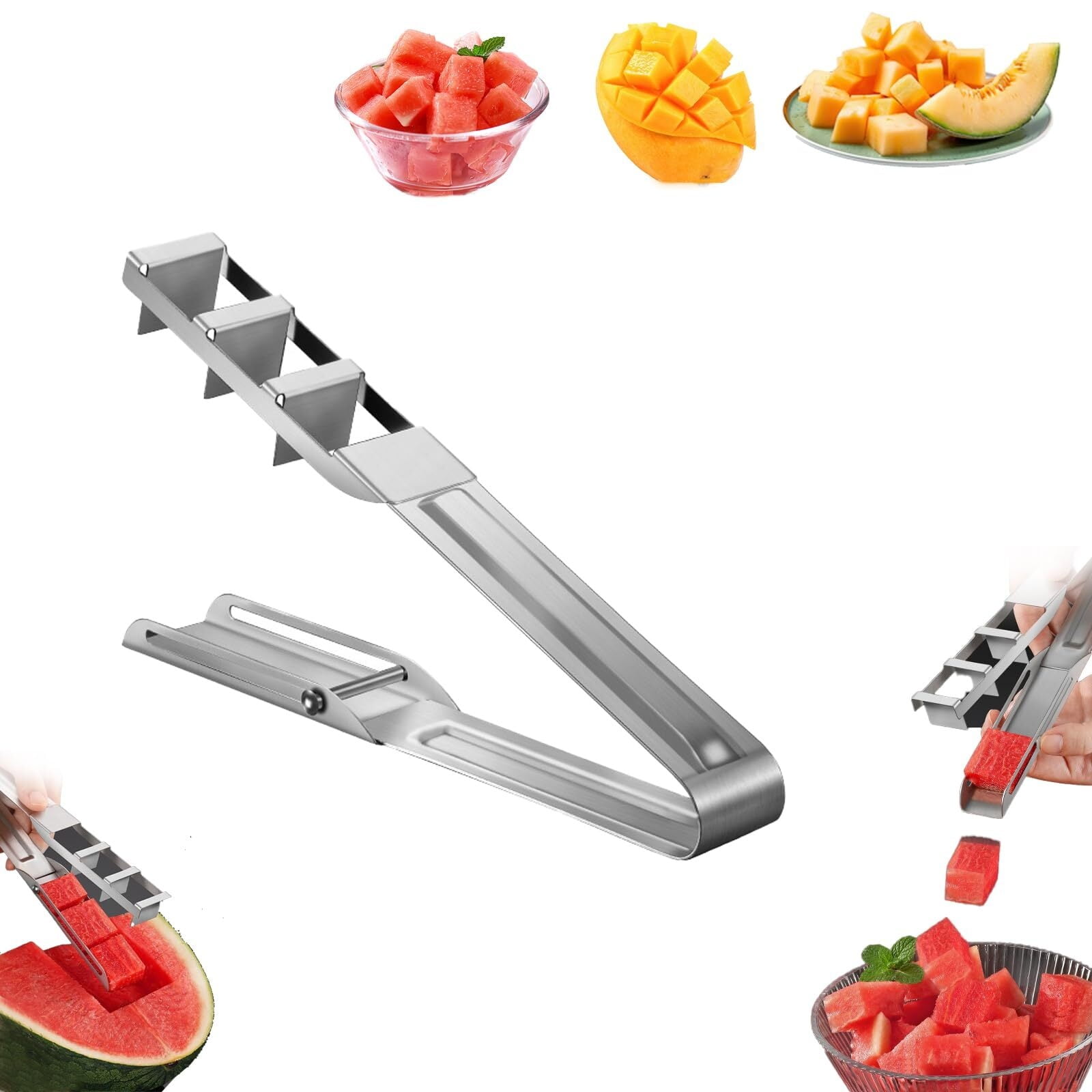 Watermelon Cutter Slicer Tool, Watermelon Slicer,Watermelons Fast Cube ...