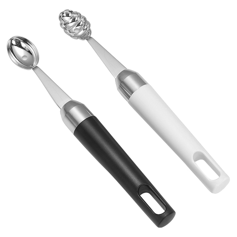 Watermelon Digging Spoon Kitchen Scoop Ice Cream Disher 2 Pcs Fruit ...