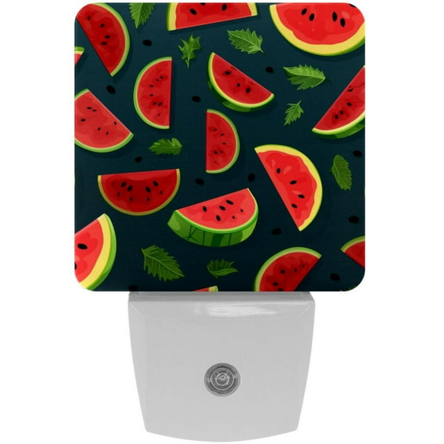 Watermelon Enhance Your Space with LED Square Night Lights - Versatile ...