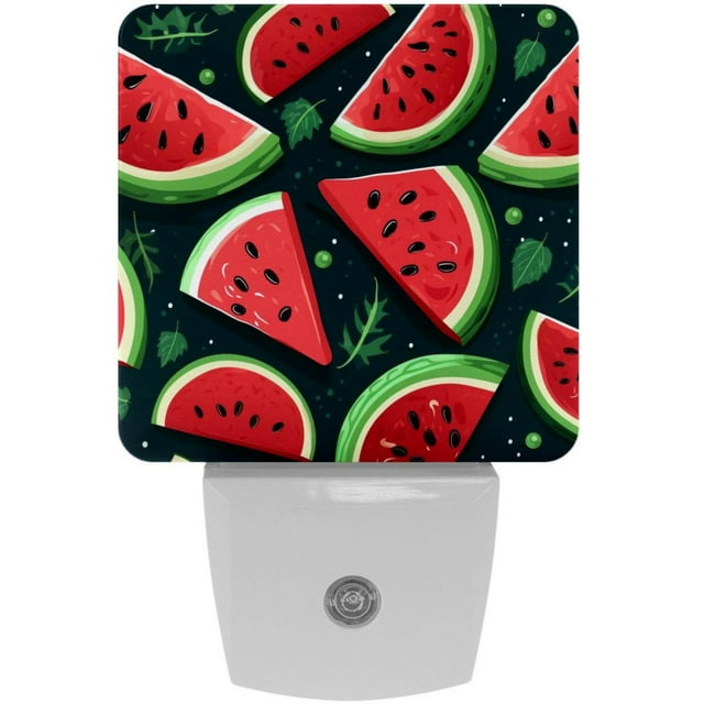 Watermelon Enhance Your Space with LED Square Night Lights - Versatile ...