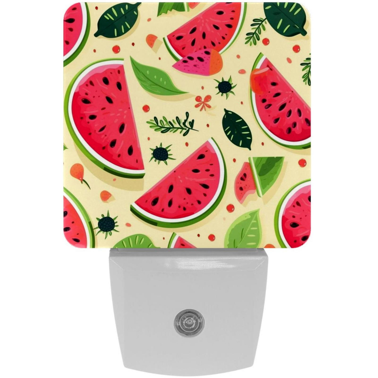 Watermelon Enhance Your Space with LED Square Night Lights - Versatile ...