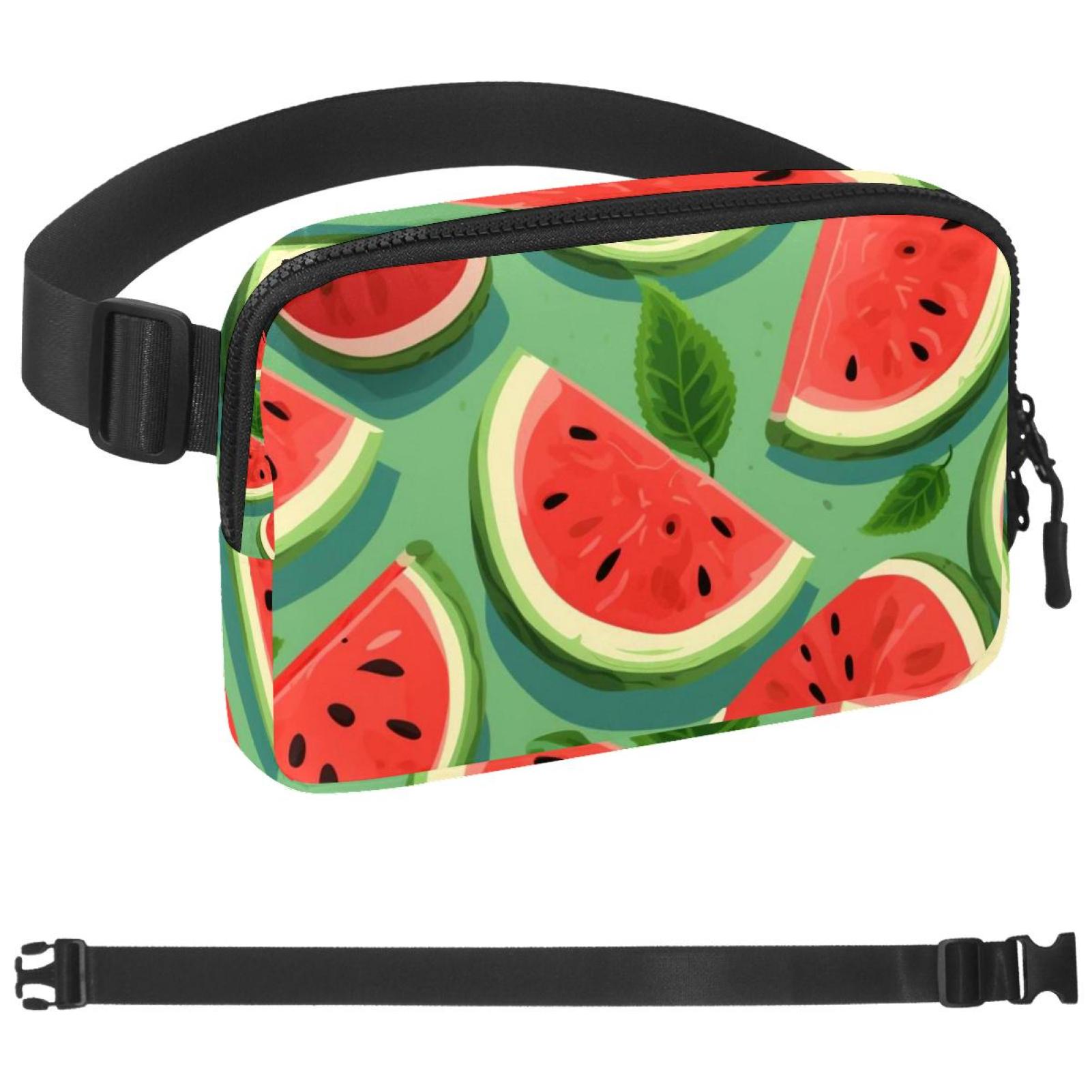 Watermelon Fanny Pack for Men Women Hiking Waist Bag Pack, Runners Belt ...