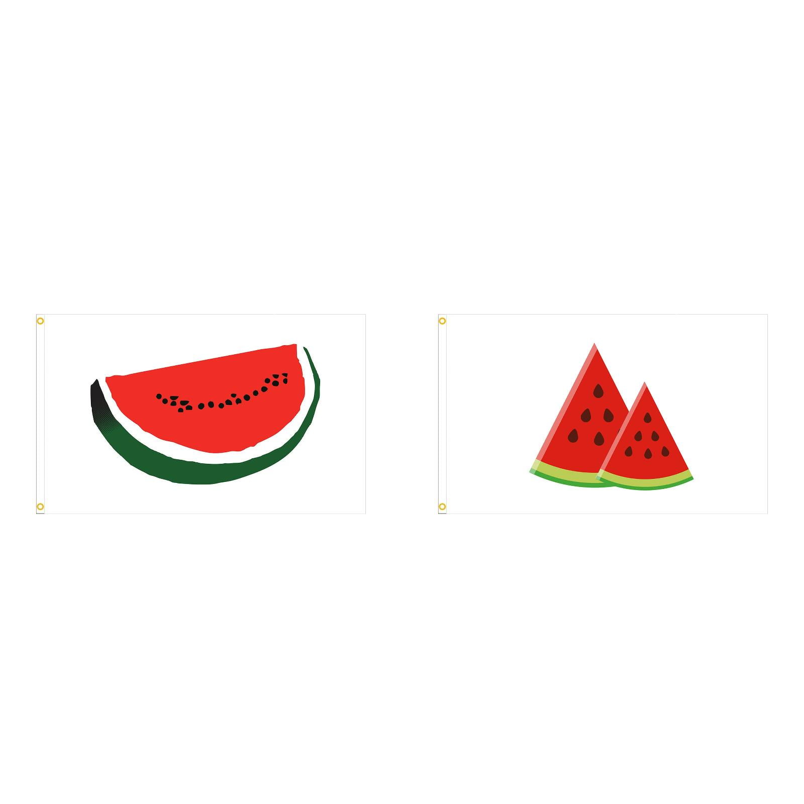 Watermelon Flag 3X5 Ft Outdoor Summer Fruit With Black Red Slice Green ...