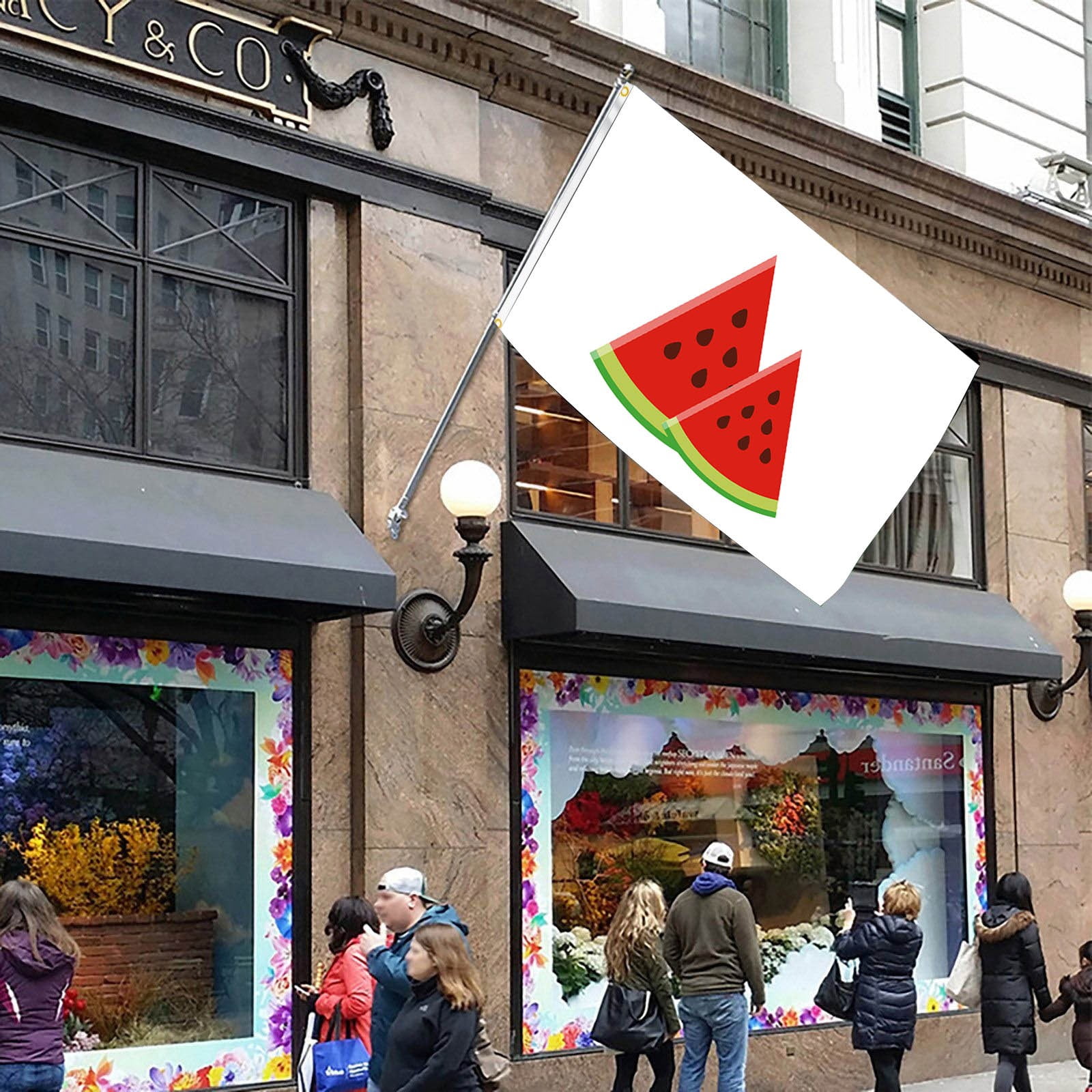 Watermelon Flag 3X5 Ft Outdoor Summer Fruit With Black Red Slice Green ...