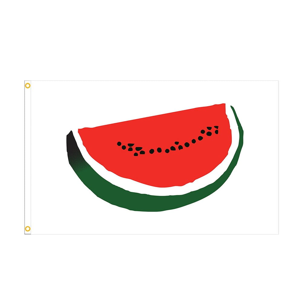 Watermelon Flag 3X5 Ft - Premium Outdoor Fruit Flag with Black Red ...