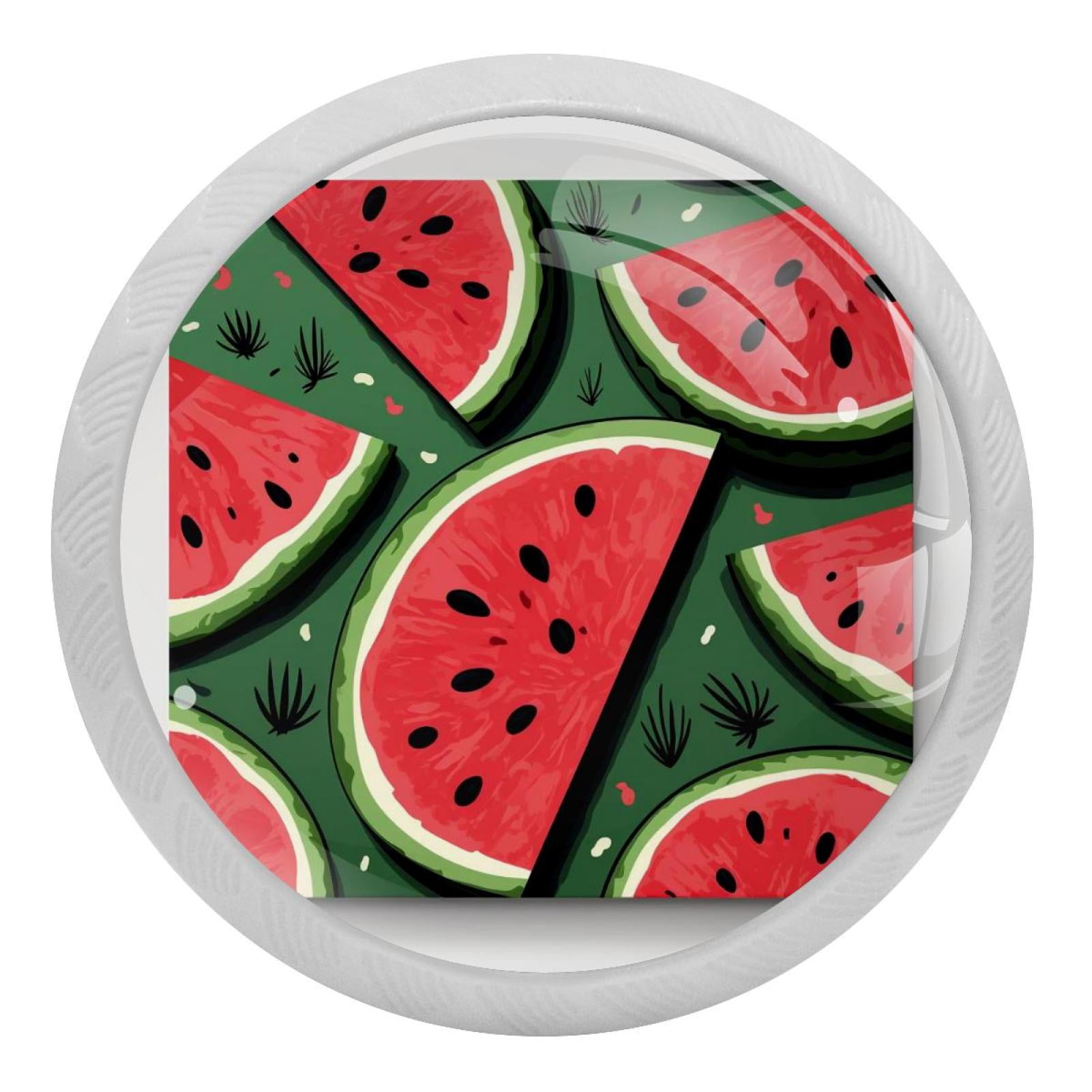 Watermelon Fluorescent Glow-in-the-Dark Dresser Pulls with Screws ...