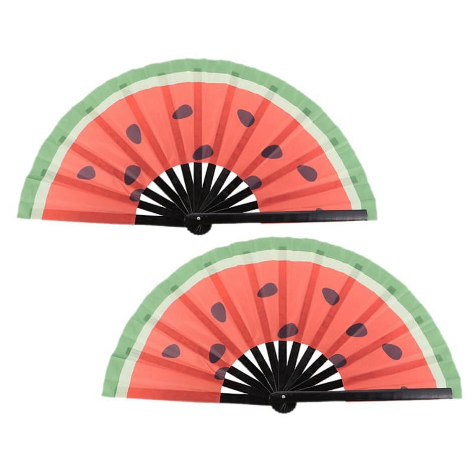 Watermelon Folding Fan Watermelon Hand Fan Fan Festival Fan Supplies ...