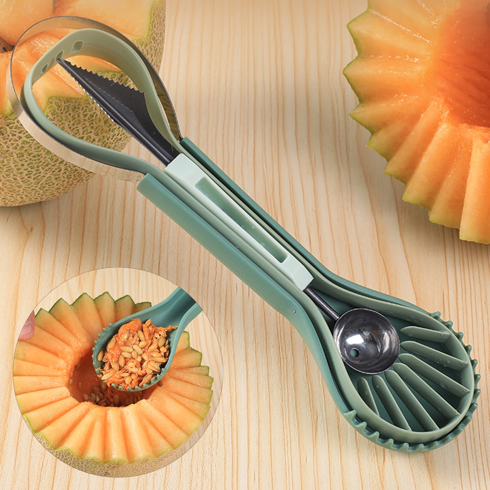 Watermelon Fruit Digger Spoon Create Stunning Displays Save Space Eco ...