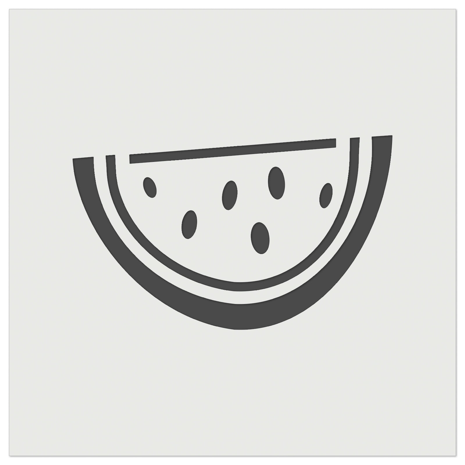 Watermelon Fruit Slice DIY Cookie Wall Craft Stencil - 5.5 Inch ...