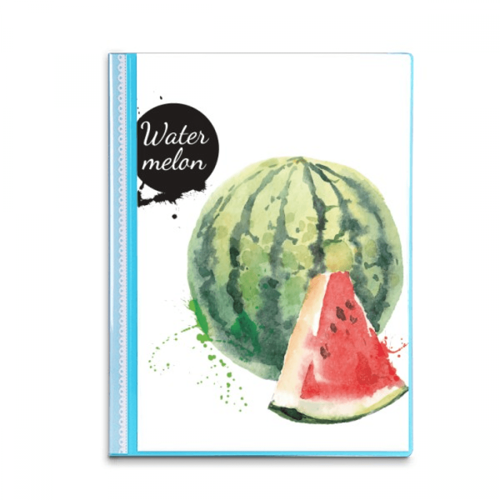 Watermelon Fruit Tasty Healthy Watercolor Book Sheet Protectors ...