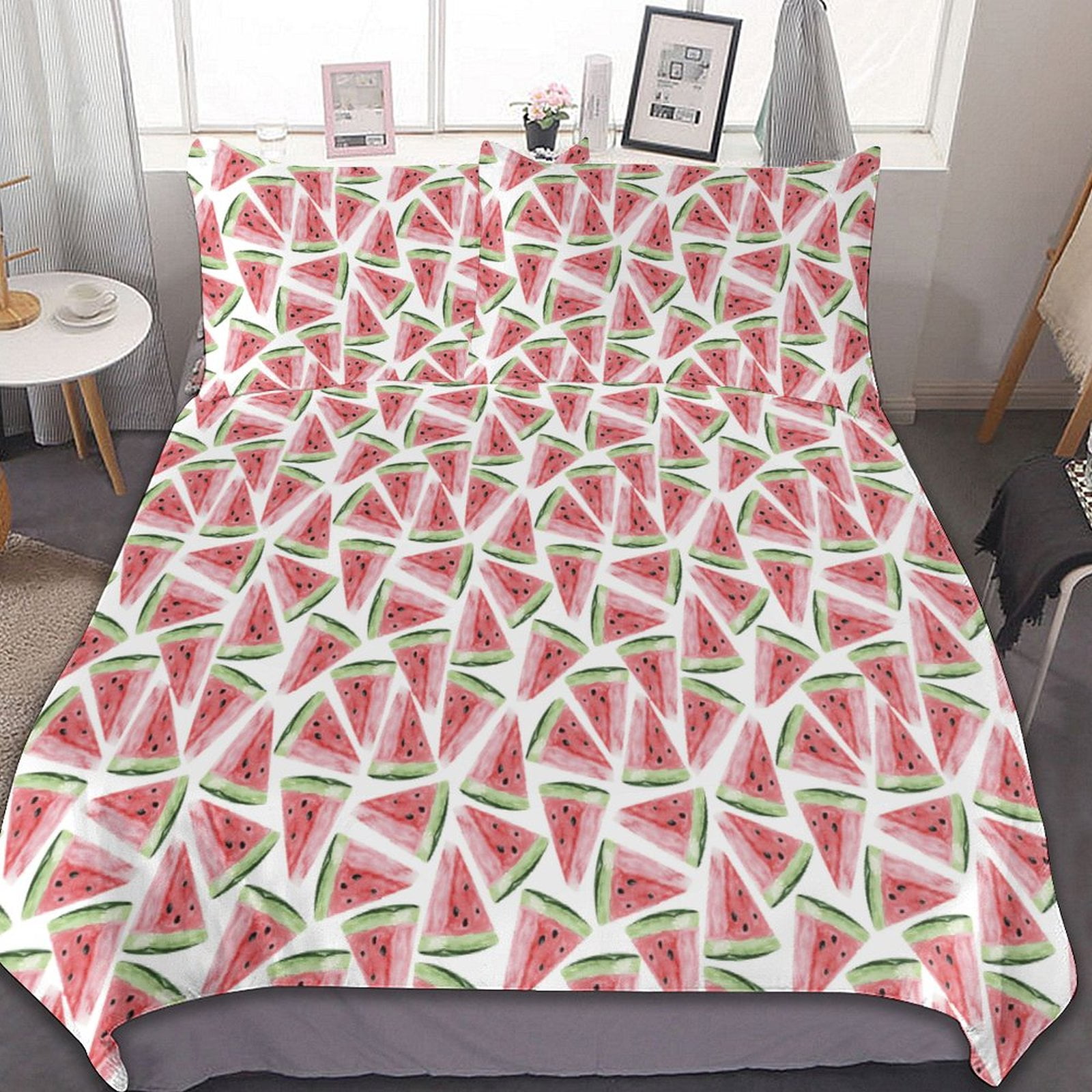 Watermelon Full Bedding Sets 3 Piece (1 Quilt Cover, 2 Pillow Covers ...