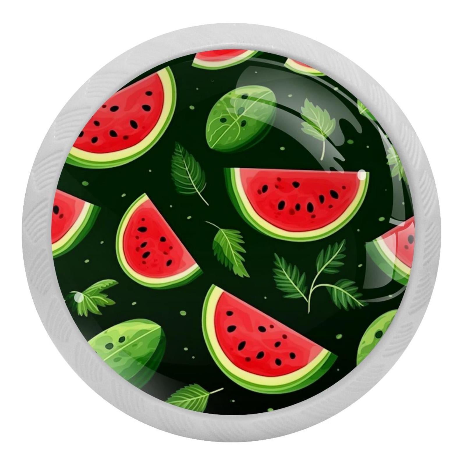 Watermelon Glow-in-the-Dark Fluorescent Drawer Pulls with Screws ...