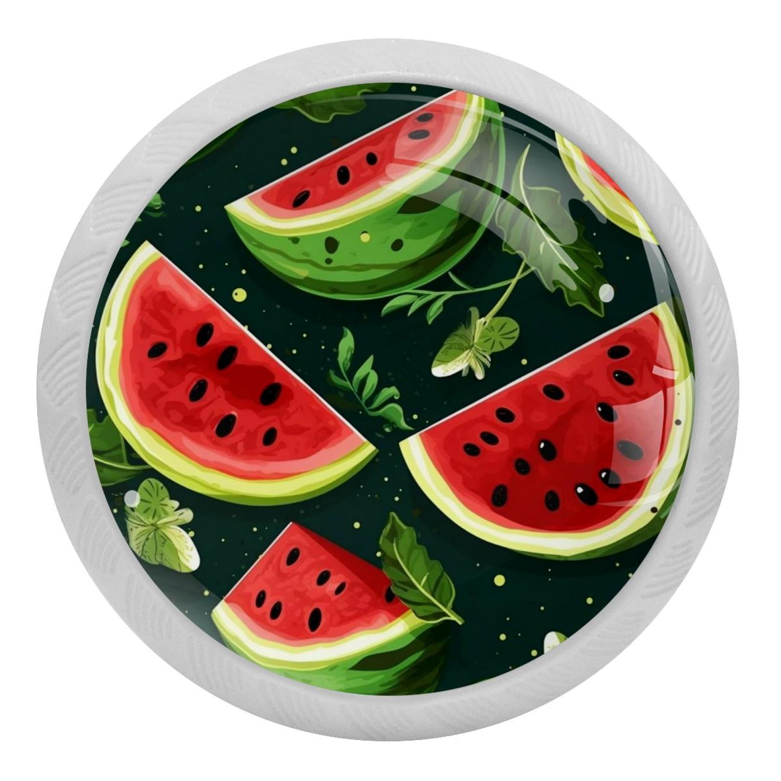 Watermelon Glow-in-the-Dark Fluorescent Drawer Pulls with Screws ...