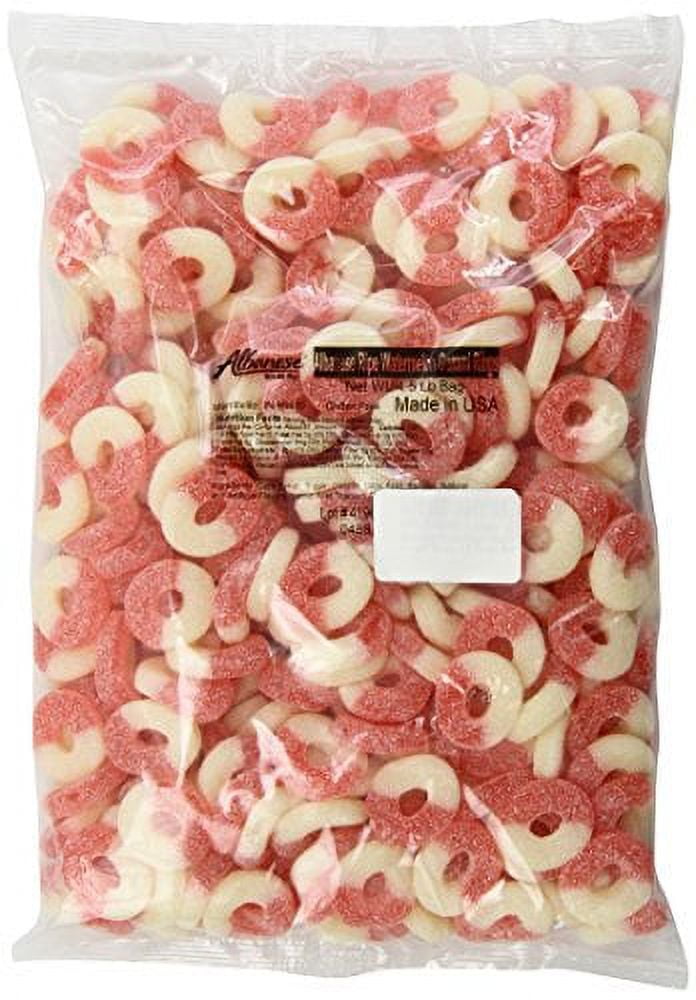 Chewy Watermelon Gummy Candy Rings - Bulk Bags - Walmart.com