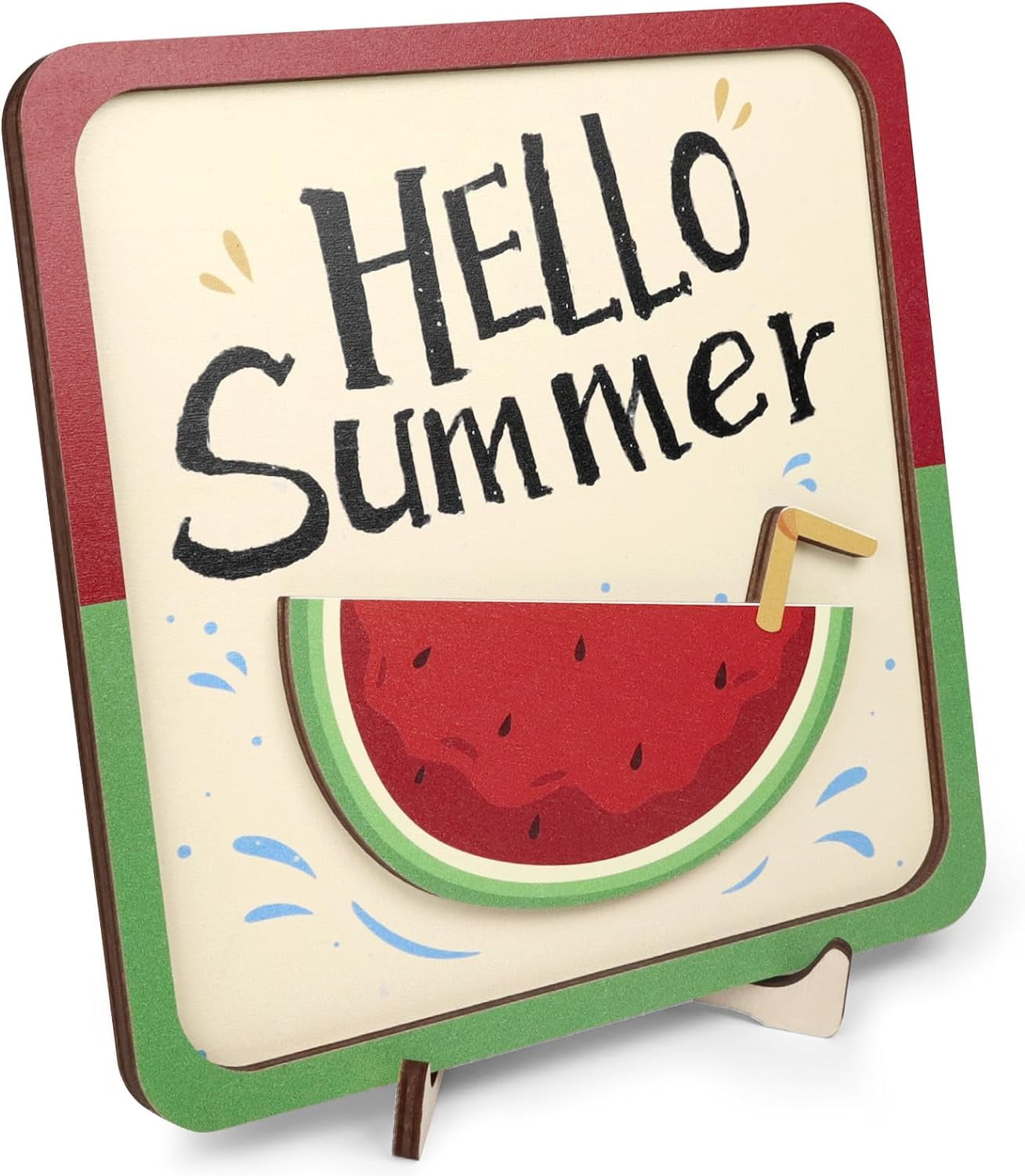 Watermelon Hanging Signs Watermelon Door Hanger Wood Welcome Door Sign ...