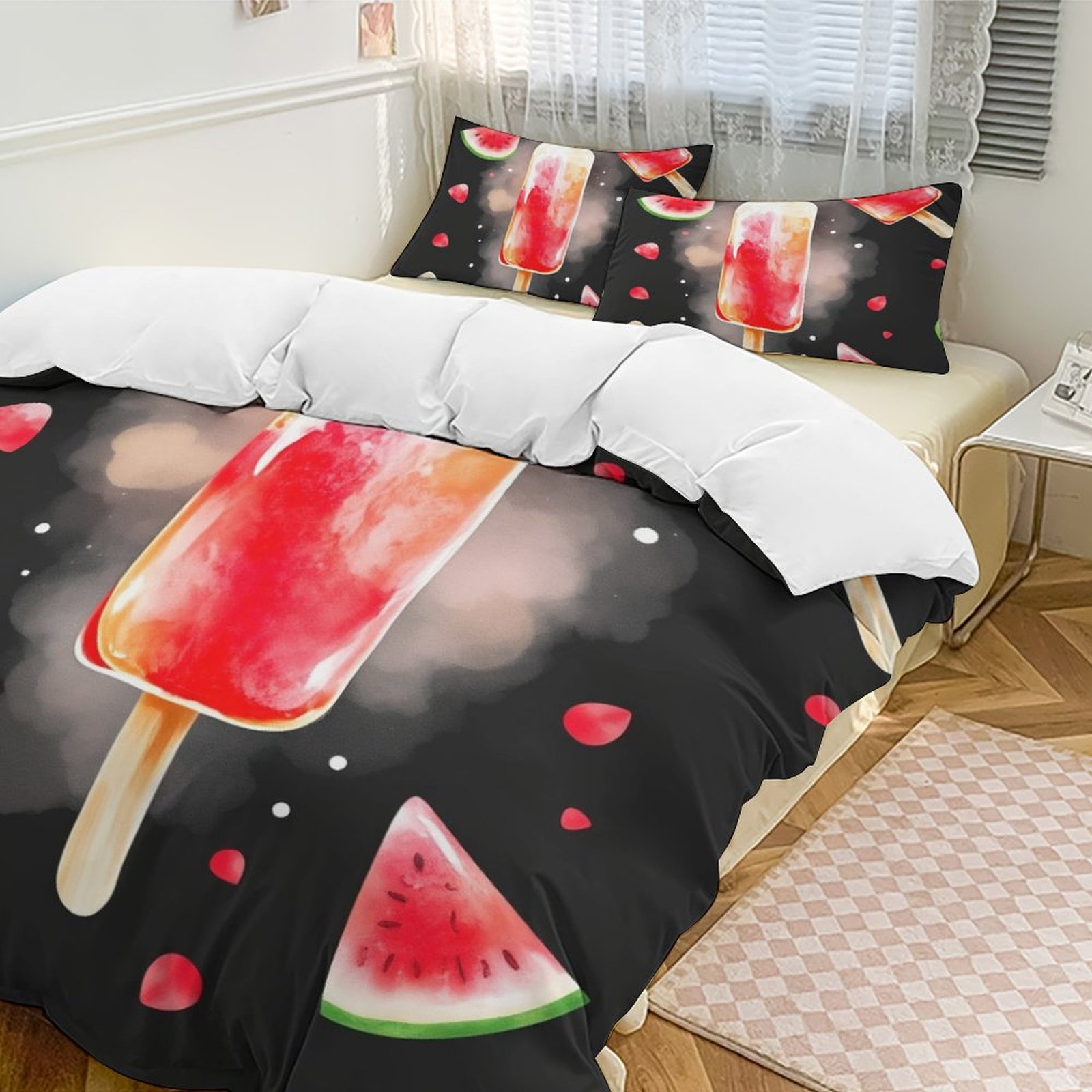 Watermelon Ice Pops Summer Bedding Comforter Set Quilt Bedding Set with ...