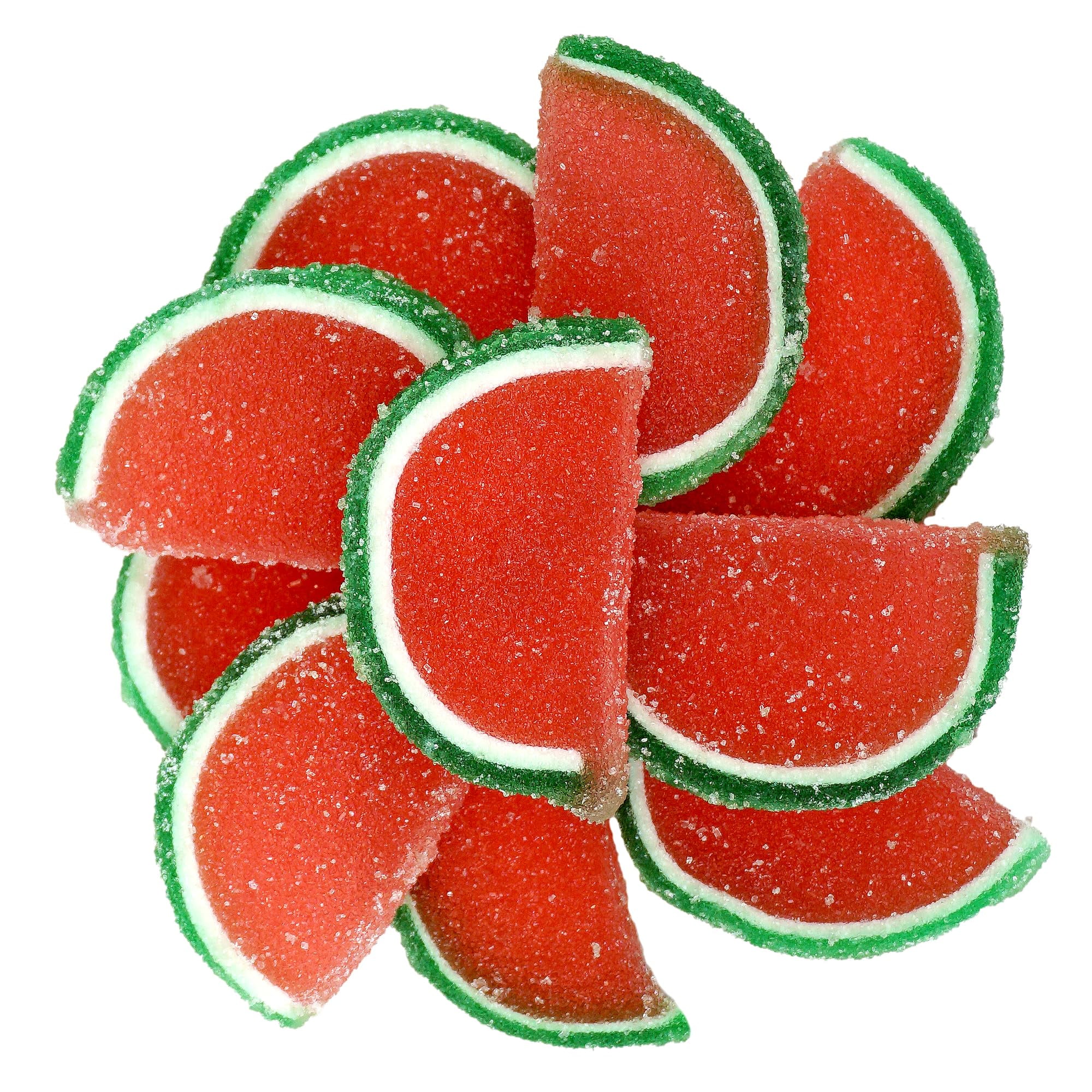Watermelon Jelly Fruit Slices Gummy Candy - 5 LB Bulk - The Hampton ...