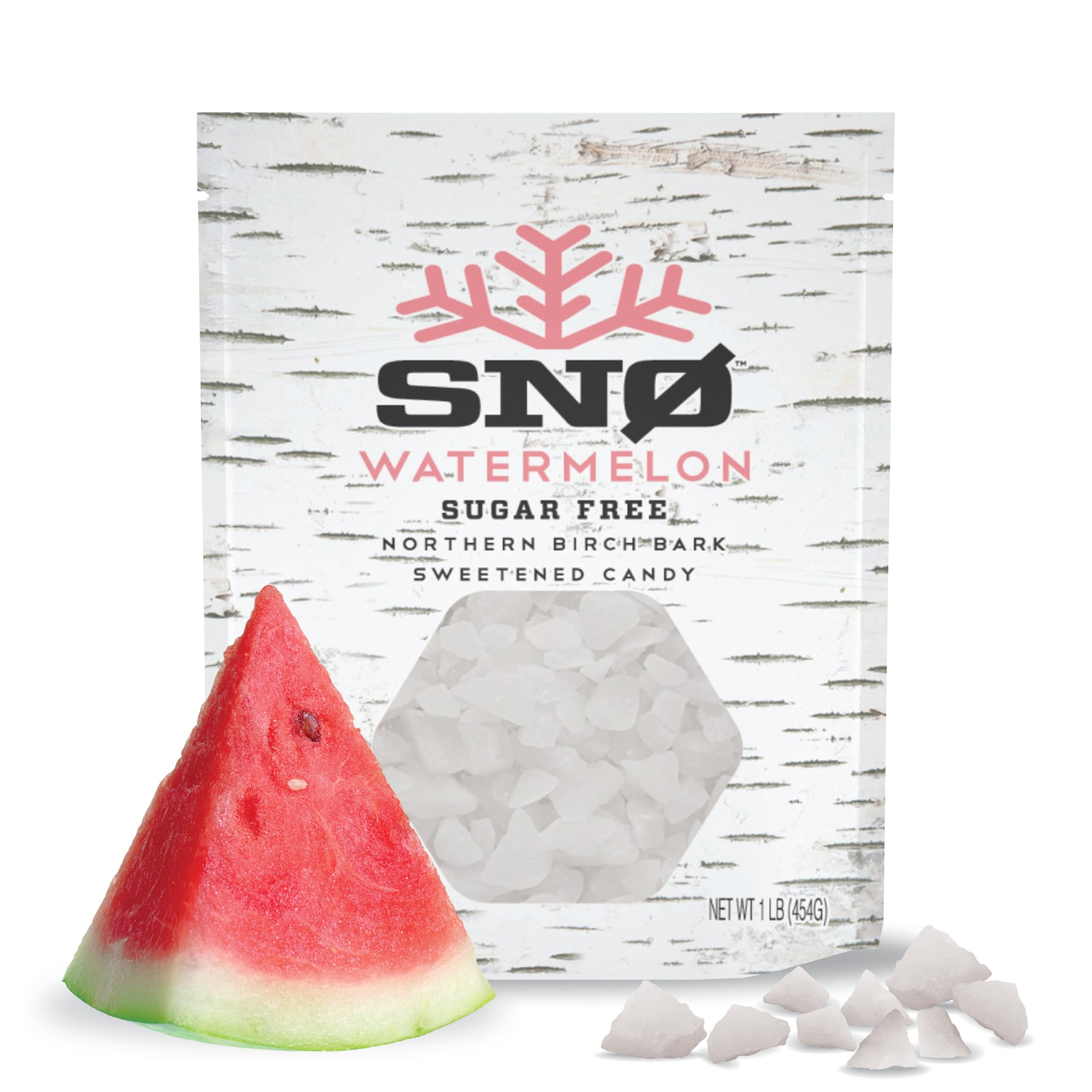 Watermelon KETO XylitolTRDN Candy Chips - SNØ 1LB Bag - Sugar-Free ...