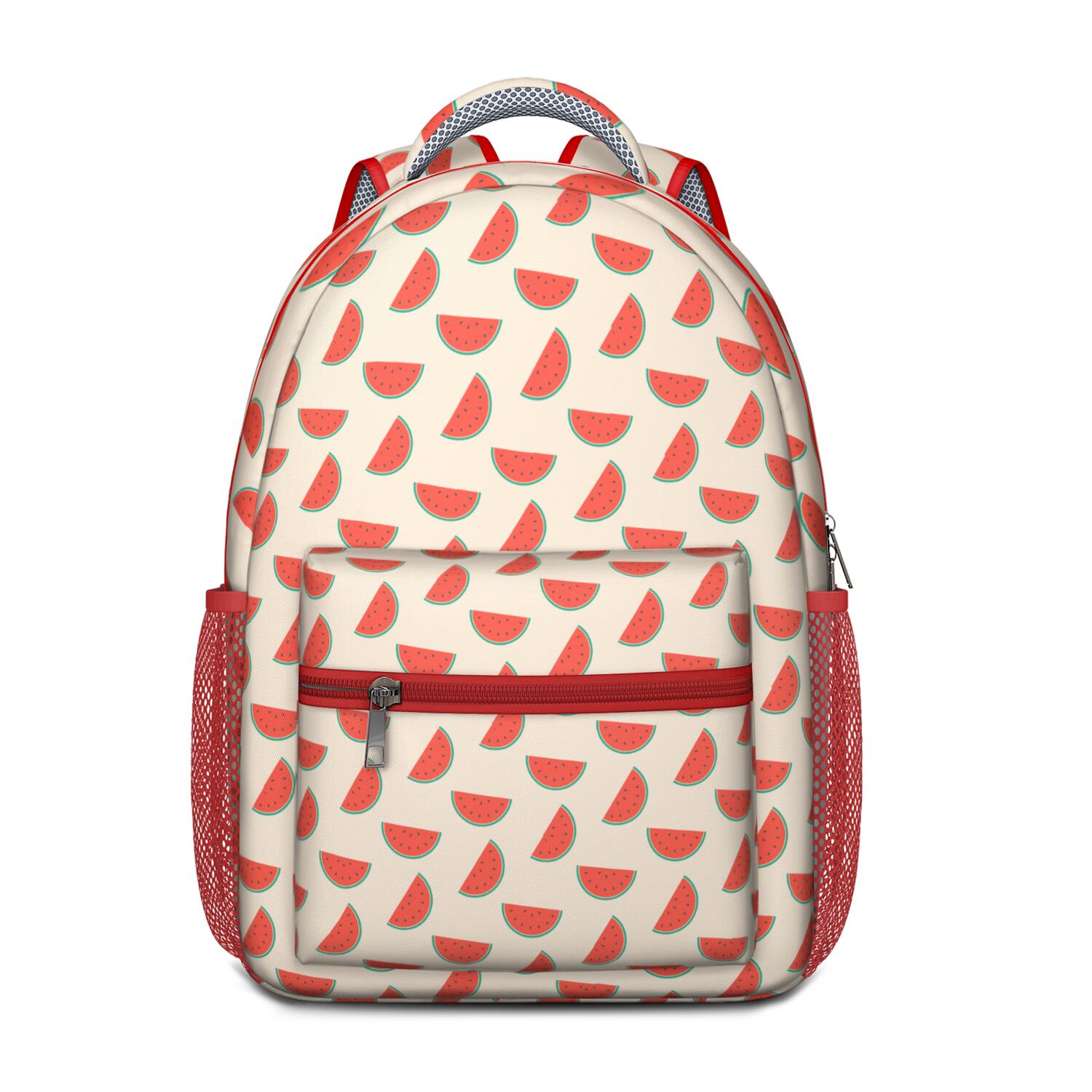 Watermelon Backpack with Summer Tropical Fruit Pattern Print Aesthetic ...