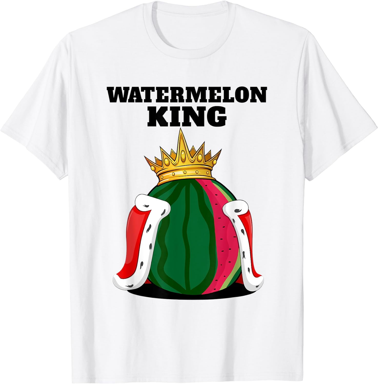 Watermelon King | Mens Watermelon Lover Shirt | Watermelon T-Shirt ...